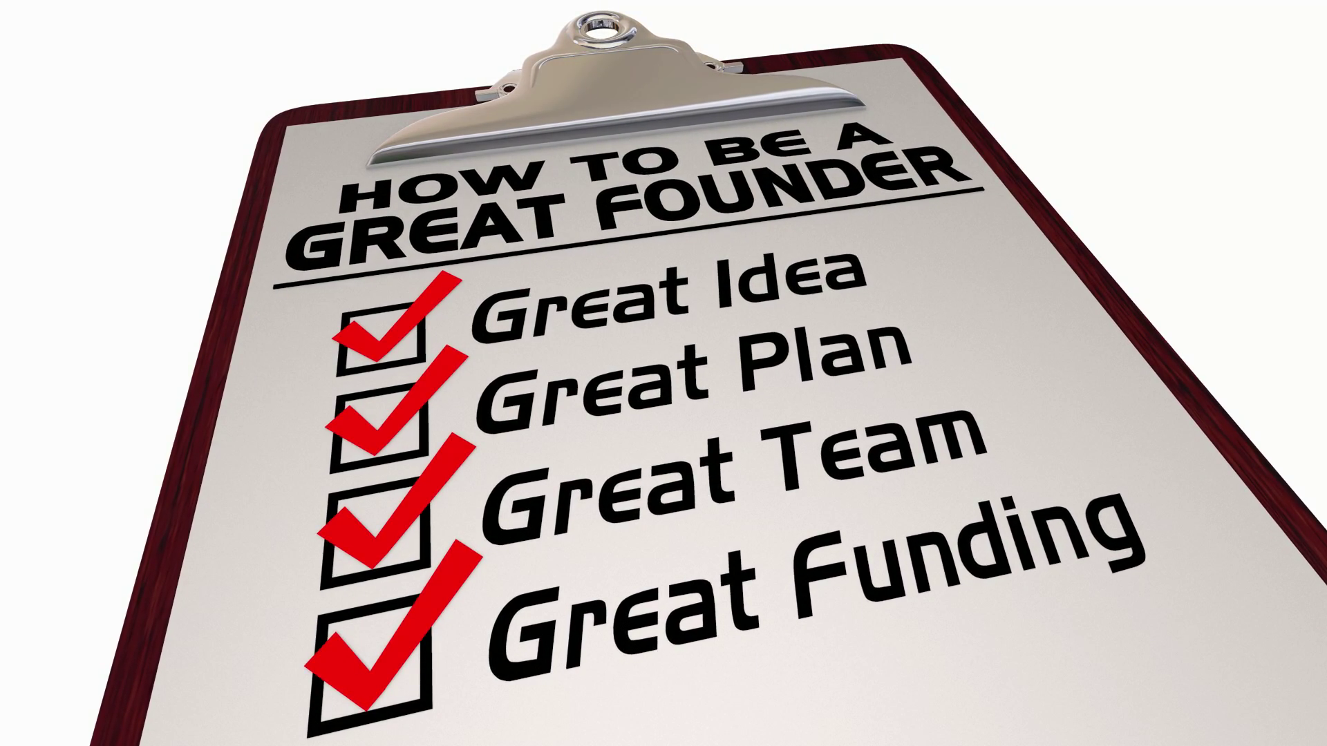 How To Be Great Founder Steps Checklist Idea Stock Motion Graphics SBV-351813151 - Storyblocks