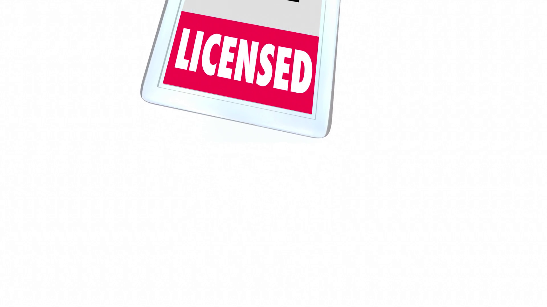 I Am Licensed Officially Approved Certified Stock Motion Graphics SBV ...