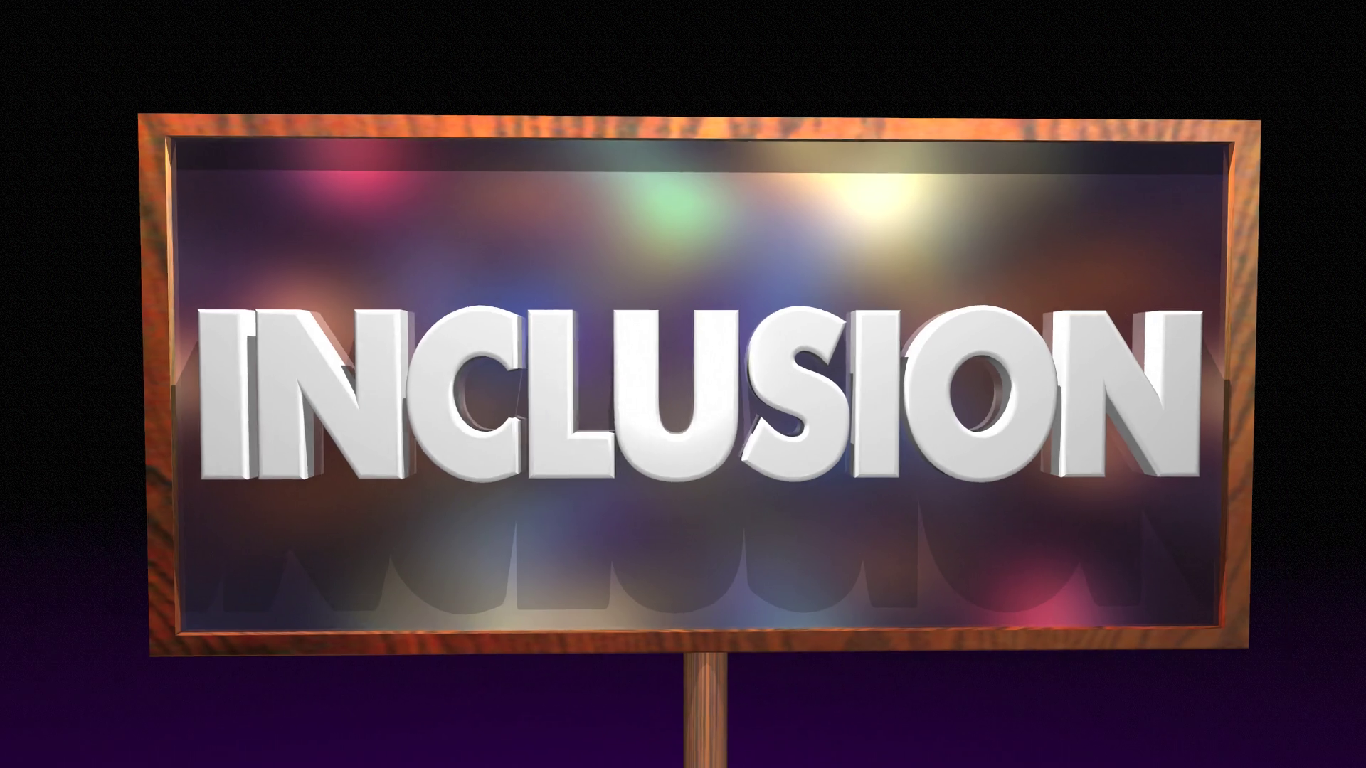 Inclusion People Around Sign Joining Group 3 Stock Motion Graphics SBV ...