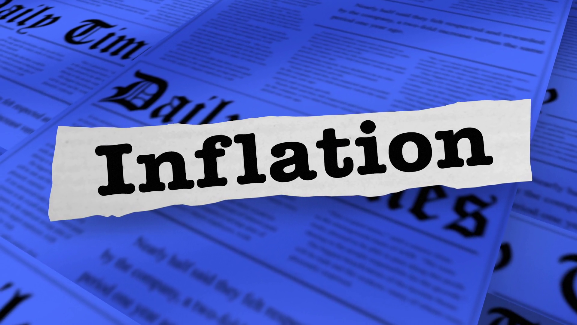 Inflation News Headline Economy Prices Stock Motion Graphics SBV ...