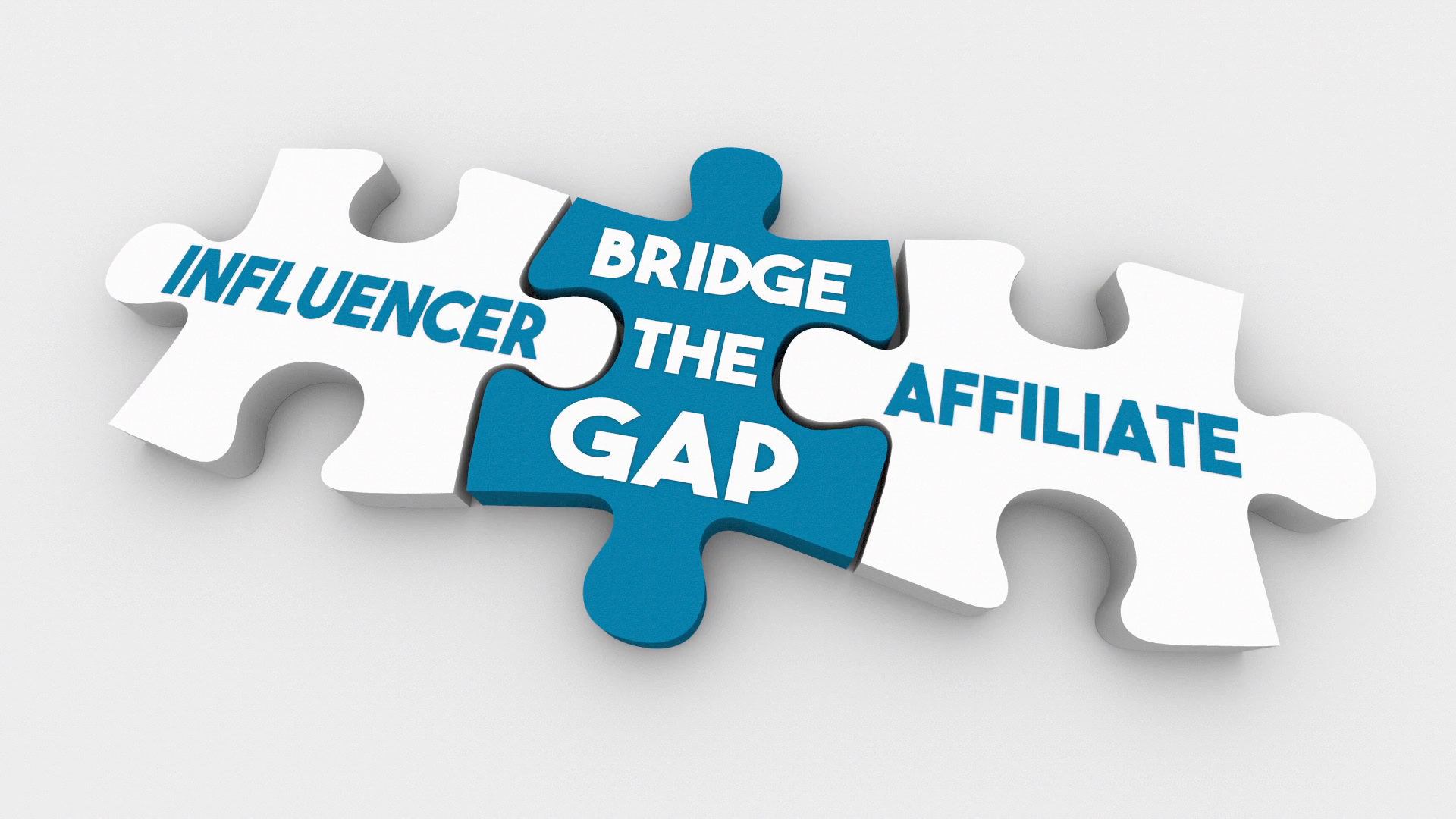 Influencer Affiliate Bridge Gap Puzzle Stock Motion Graphics SBV ...