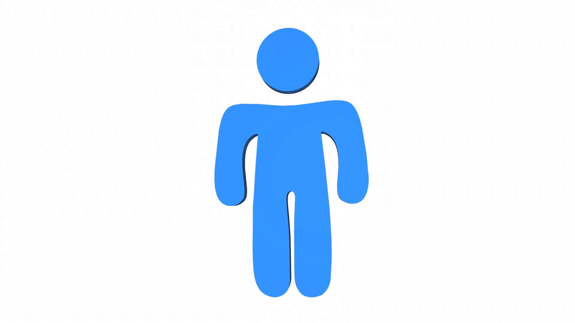 Interact Two People Arrows Talking Communication 3 D Animation Motion ...