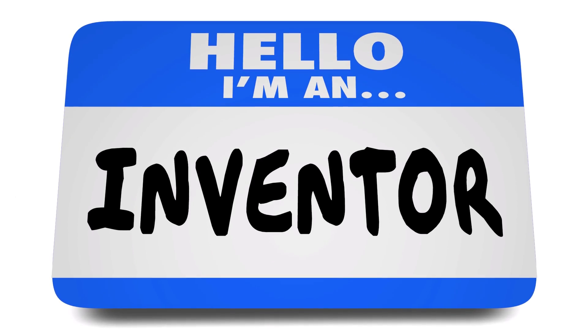 Inventor Name Tag New Idea Dreamer Thinker Stock Motion Graphics SBV ...