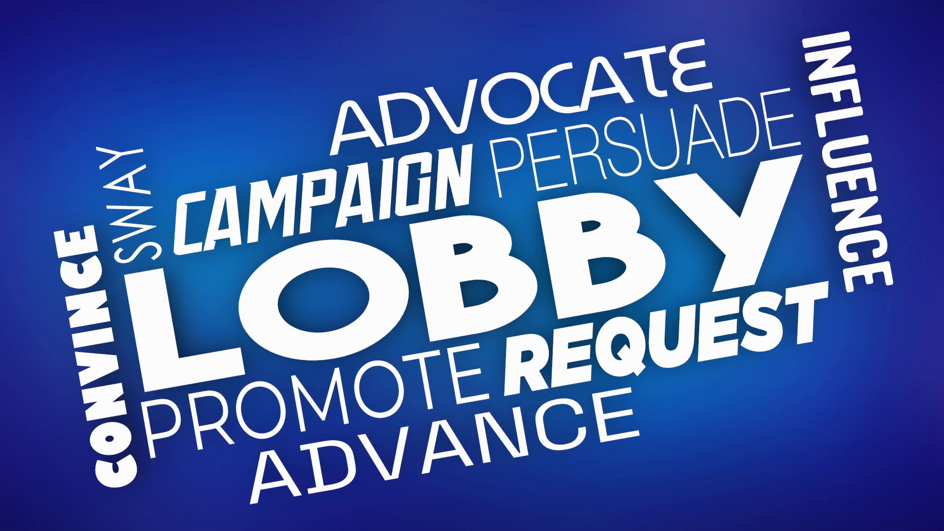 Lobby Influence Campaign Special Interest Stock Motion Graphics SBV ...