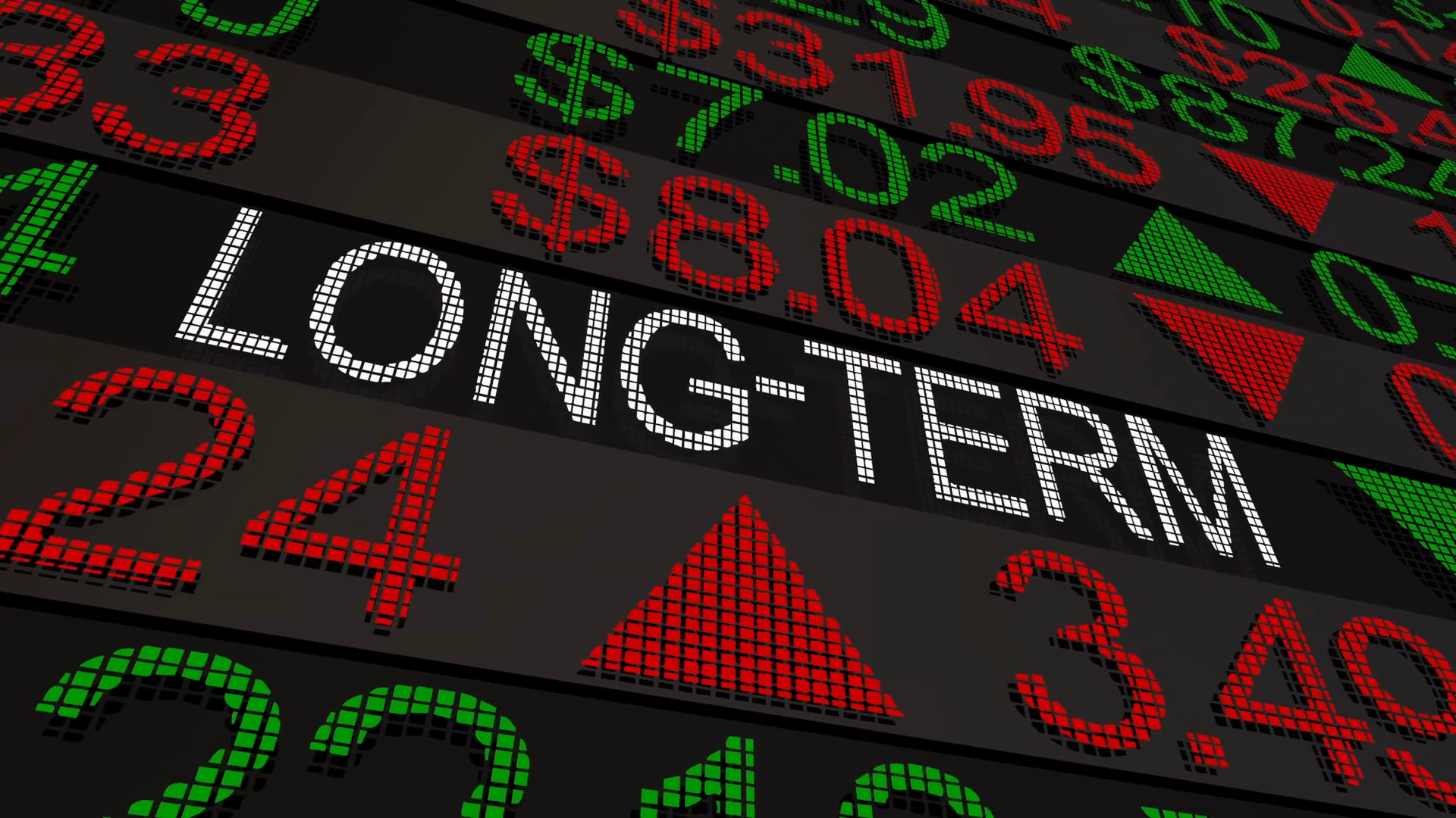 Long Term Stock Market Investment Strategy Stock Motion Graphics SBV ...