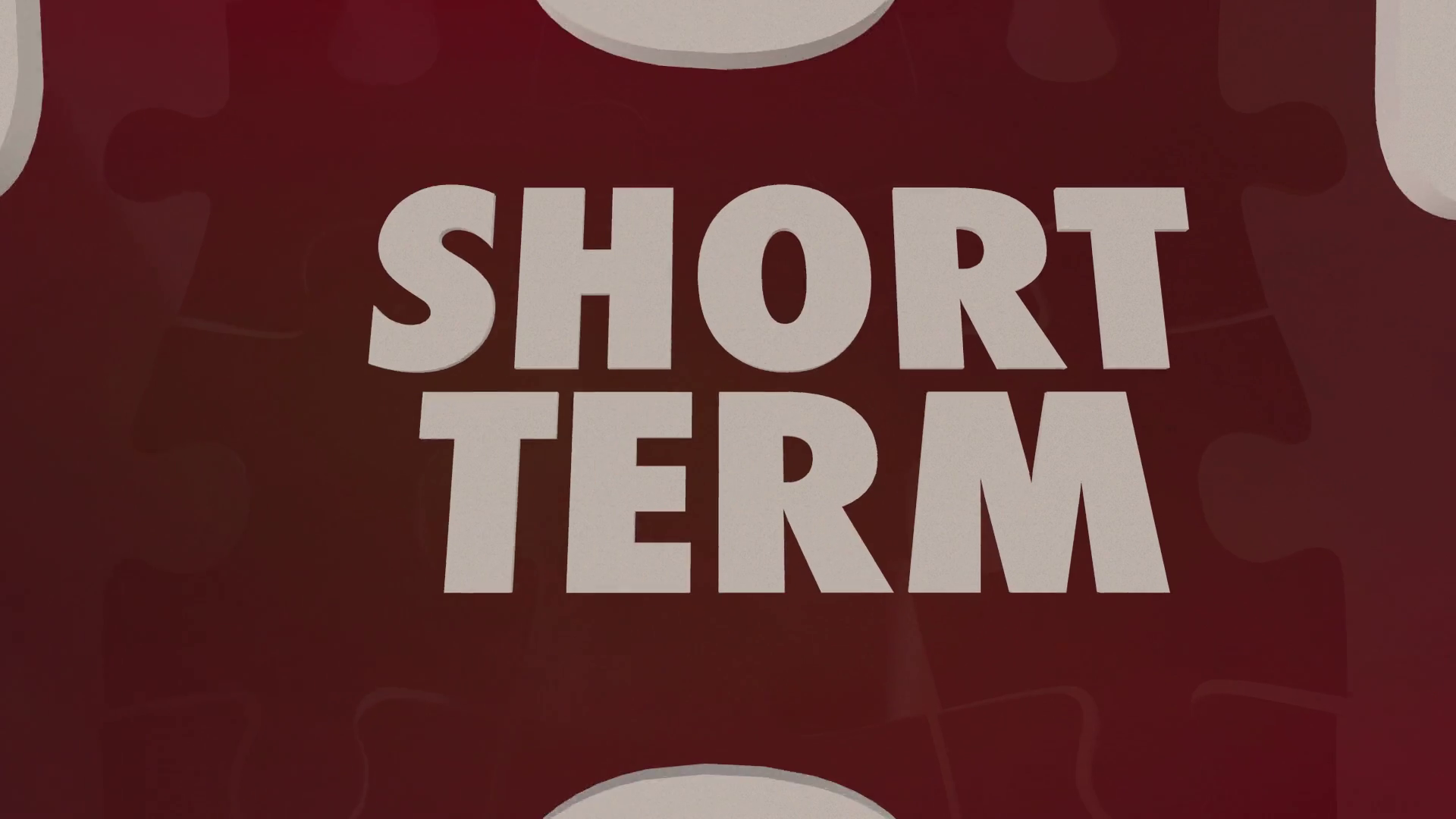 Long Term Vs Short Permanent Solution Puzzle Stock Motion Graphics SBV ...