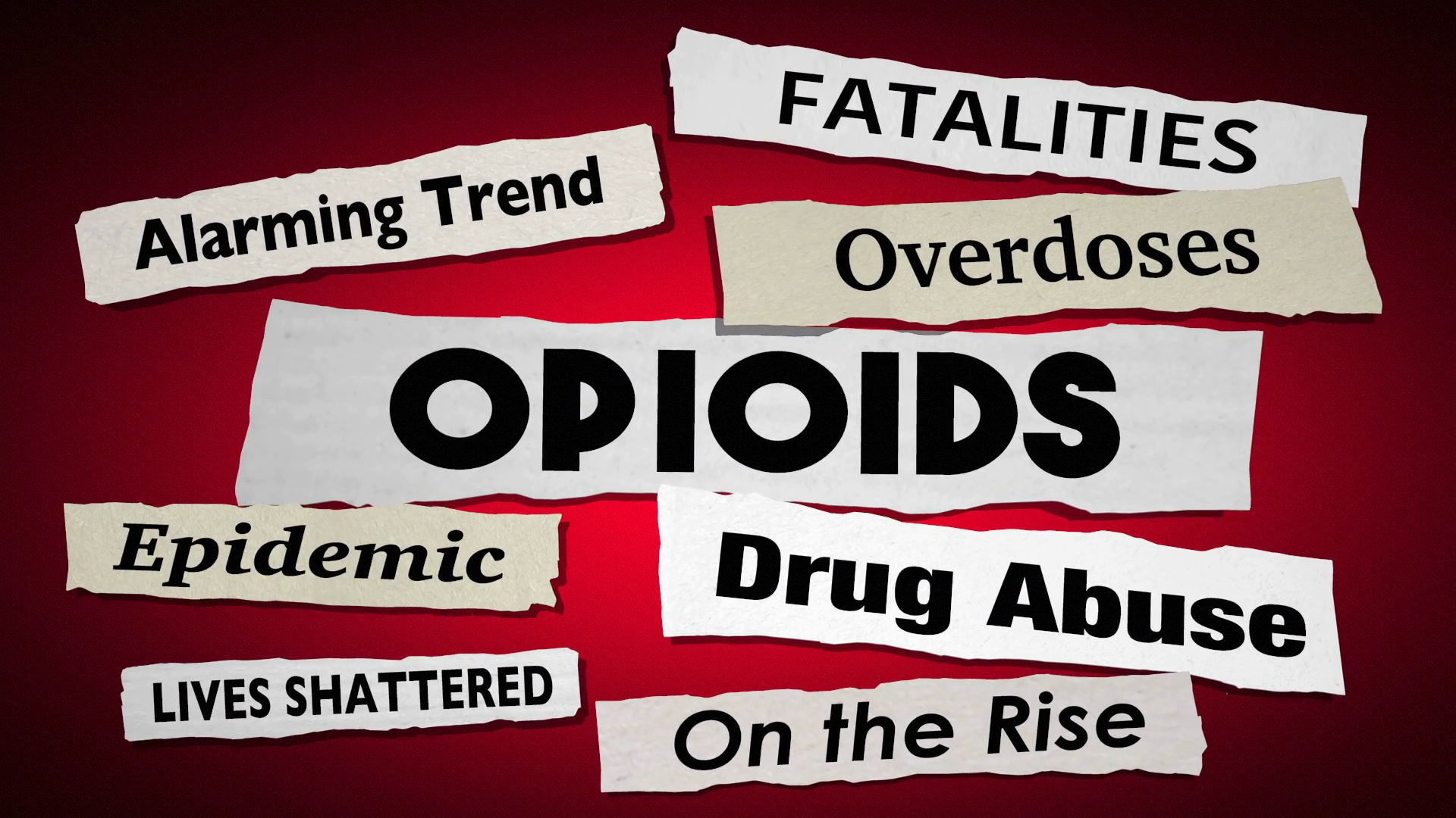 Opioids Drug Abuse News Headlines Overdose Stock Motion Graphics SBV ...