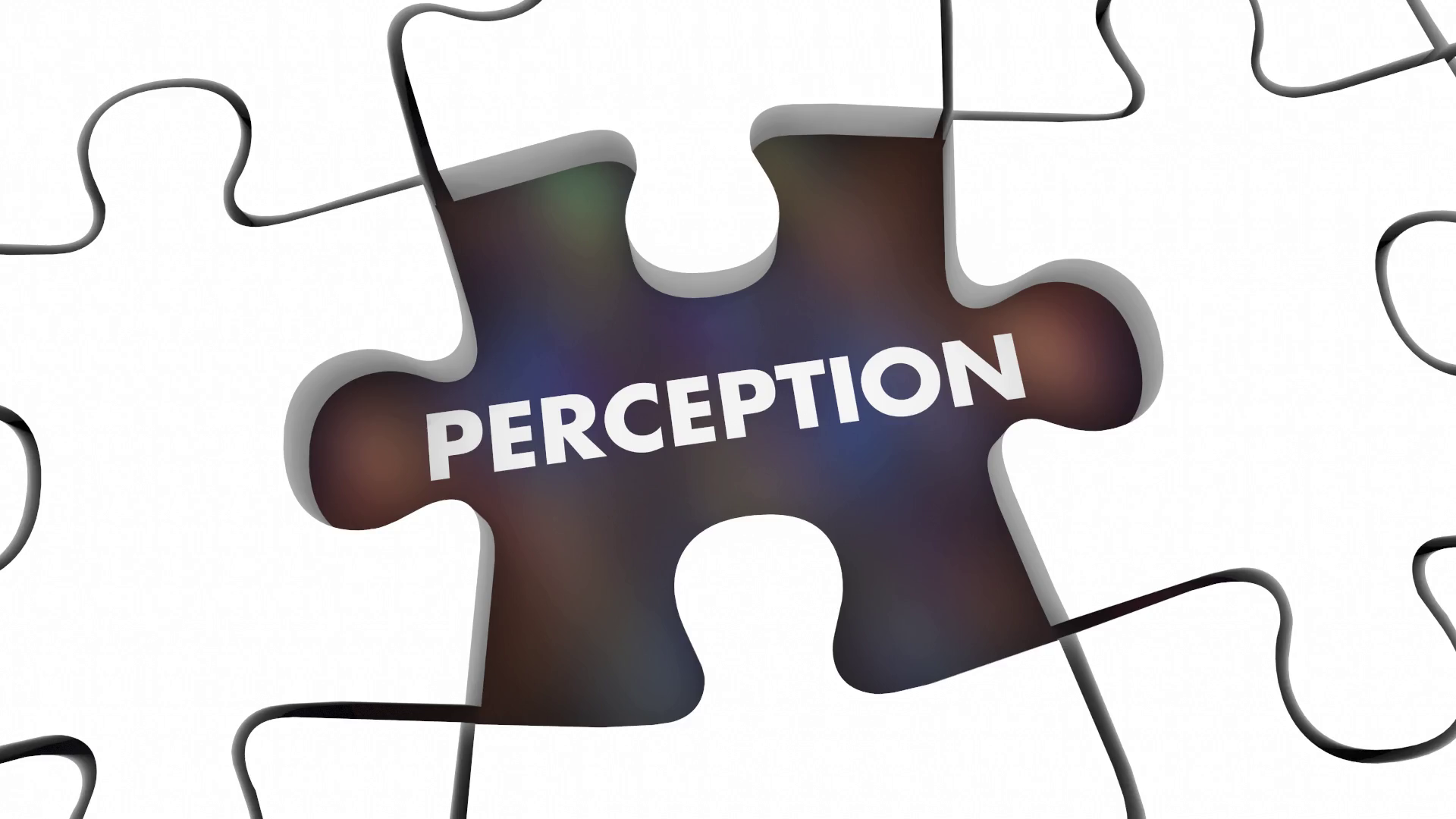 Perception Vs Reality Puzzle Pieces 3 D Stock Motion Graphics SBV ...