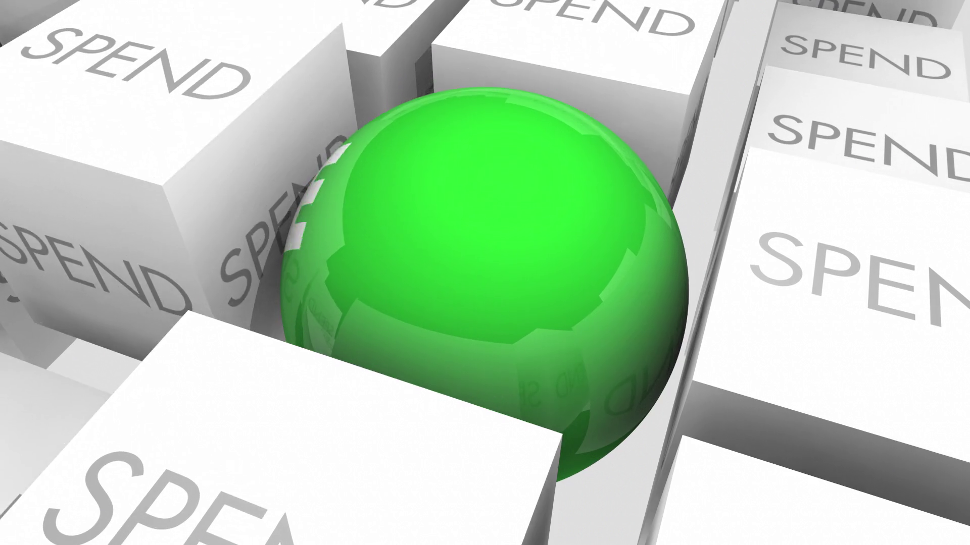 Save Vs Spend Budget Money Savings 3 D Stock Motion Graphics SBV ...