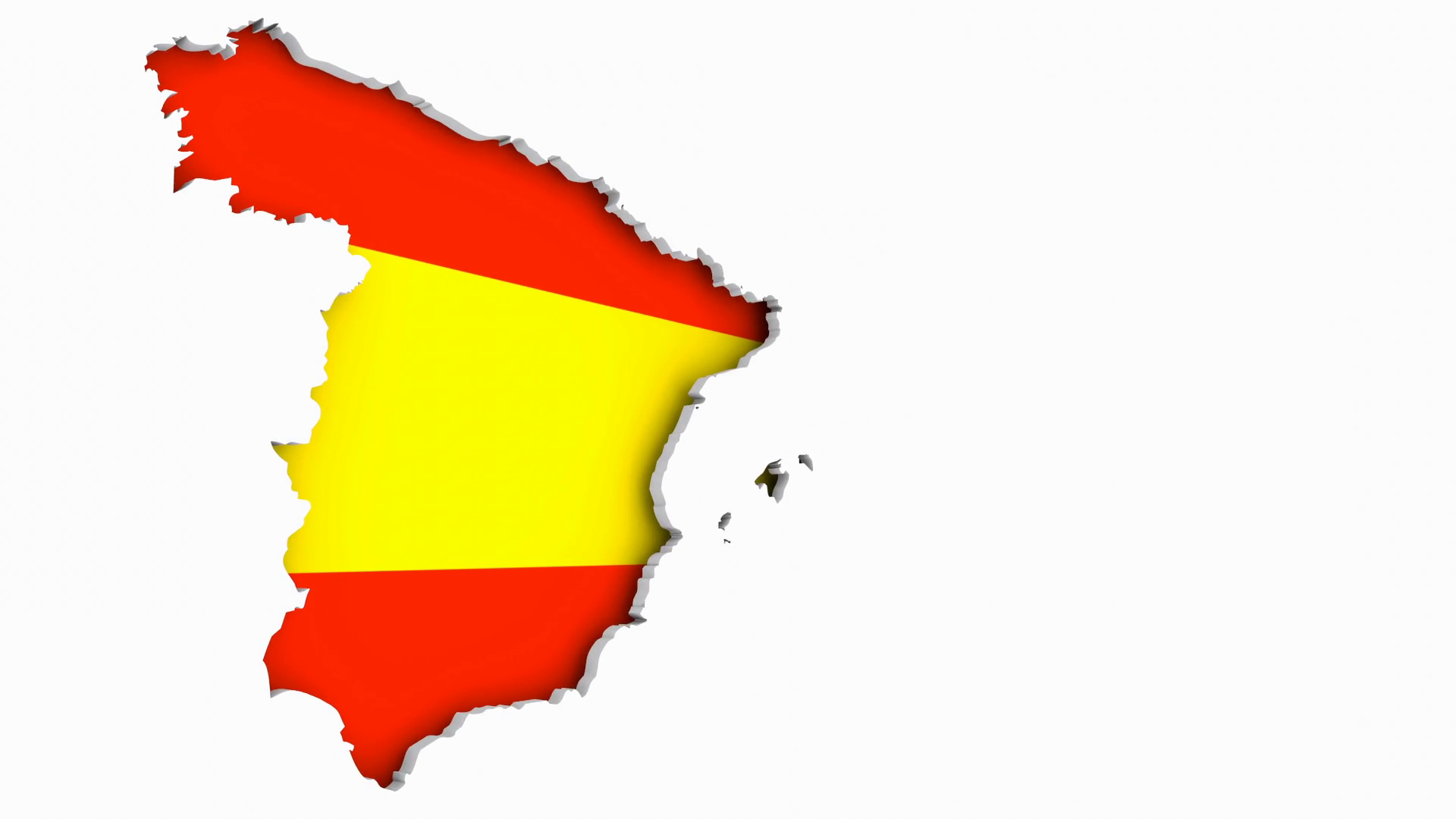 Spain Country Map Flag National Spanish Pride Background 3 D Animation spain-country-map-flag-national-spanish-pride-background-3-d-animation
