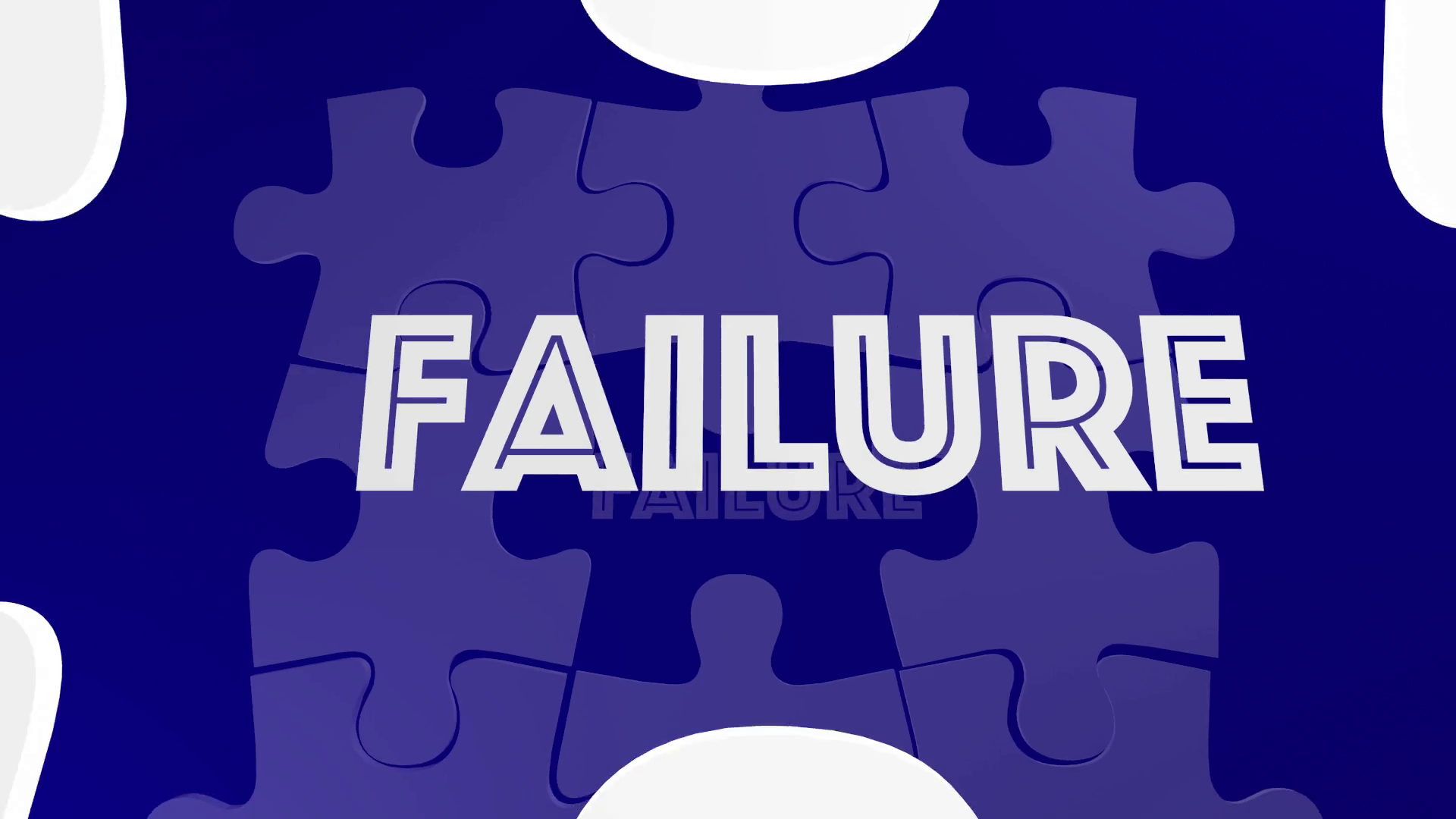 Success Vs Failure Words Puzzle Piece Stock Motion Graphics SBV ...
