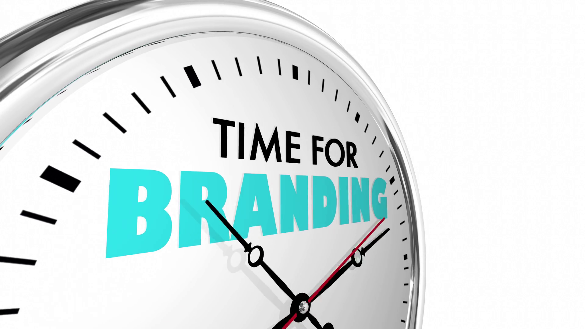 Time Branding Marketing Identity Clock Words Stock Motion Graphics SBV ...