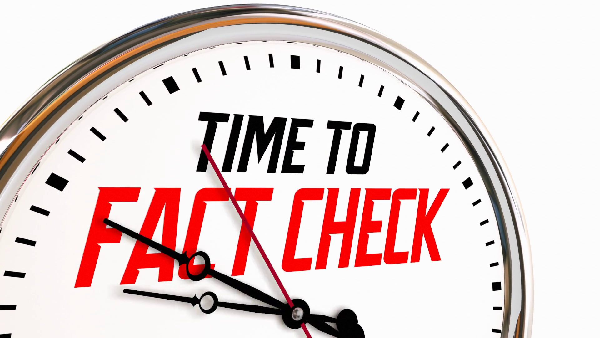 Time To Fact Check Dispel Rumors Find Truth Stock Motion Graphics SBV ...