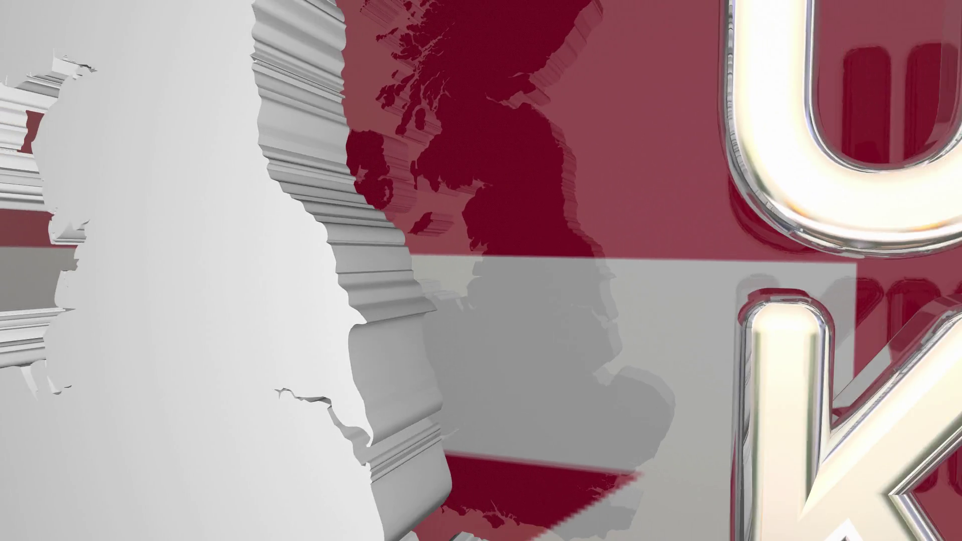 United Kingdom Uk England Great Britain Map Stock Motion Graphics SBV ...