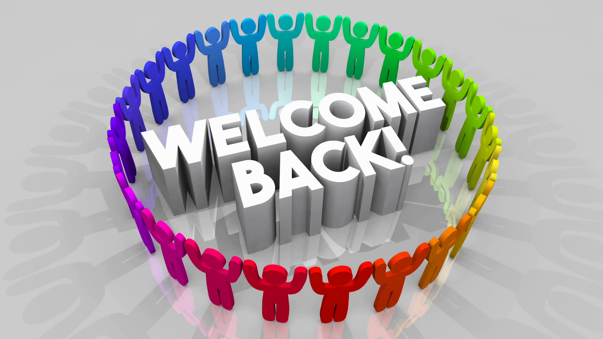 Welcome Back To Team Rejoin Group Thanks Stock Motion Graphics SBV ...
