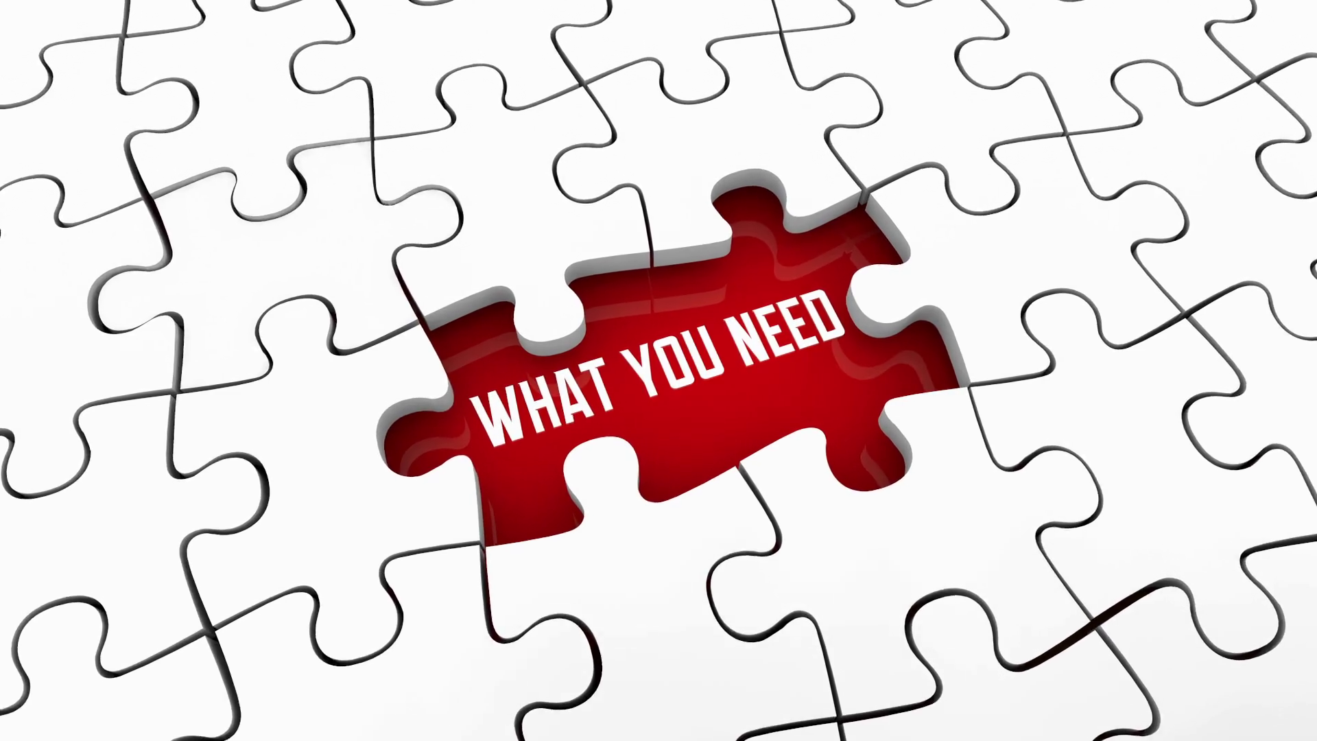 What Need Weve Got Puzzle Pieces Meet Stock Motion Graphics SBV ...
