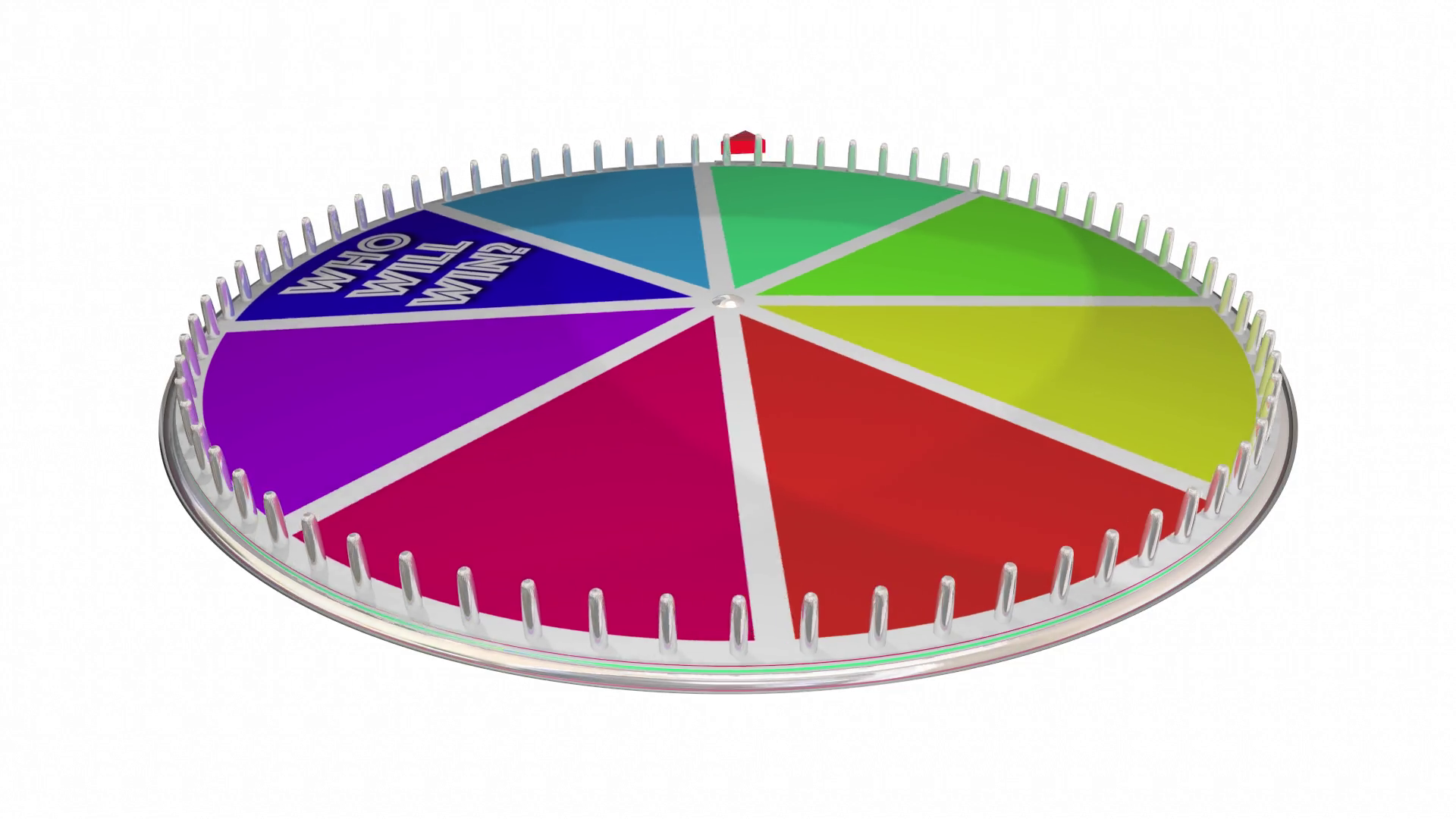 Who Will Win Game Show Spinning Wheel Words Stock Motion Graphics SBV ...