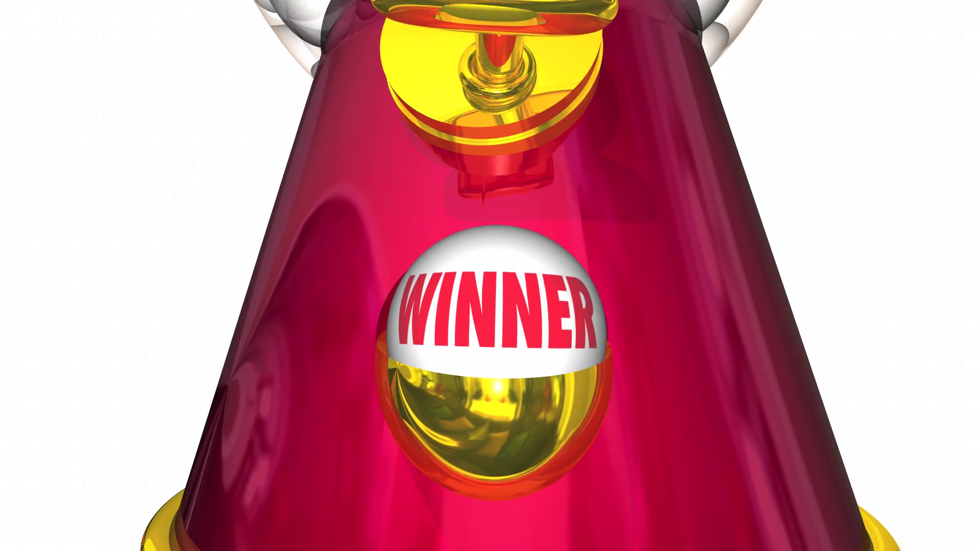 Winner Gumball Machine Lucky Winning Ball 3 D Animation Motion ...
