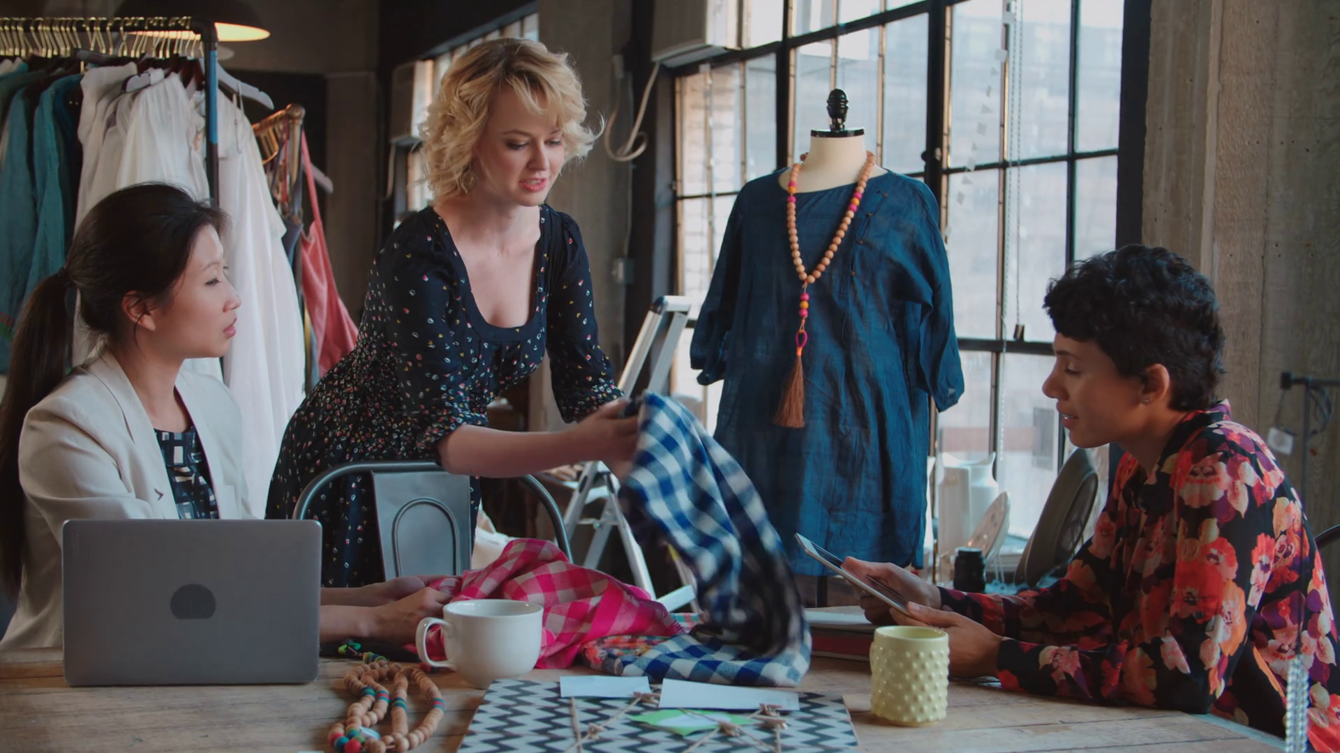 Fashion Designers In Meeting Discussing Stock Footage SBV-304981693 ...