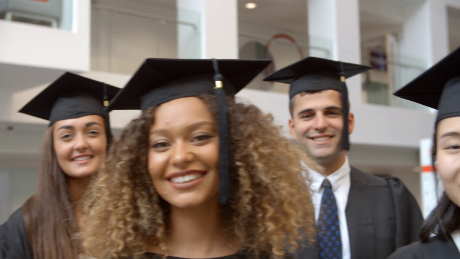 Happy Group Of Student Graduates In Stock Footage SBV-310823140 ...