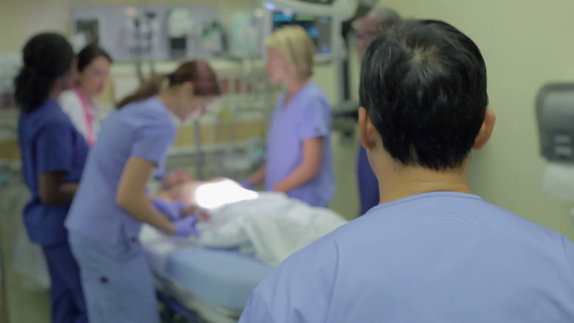 Medical Team Working On Patient In Emergency Stock Footage SBV ...