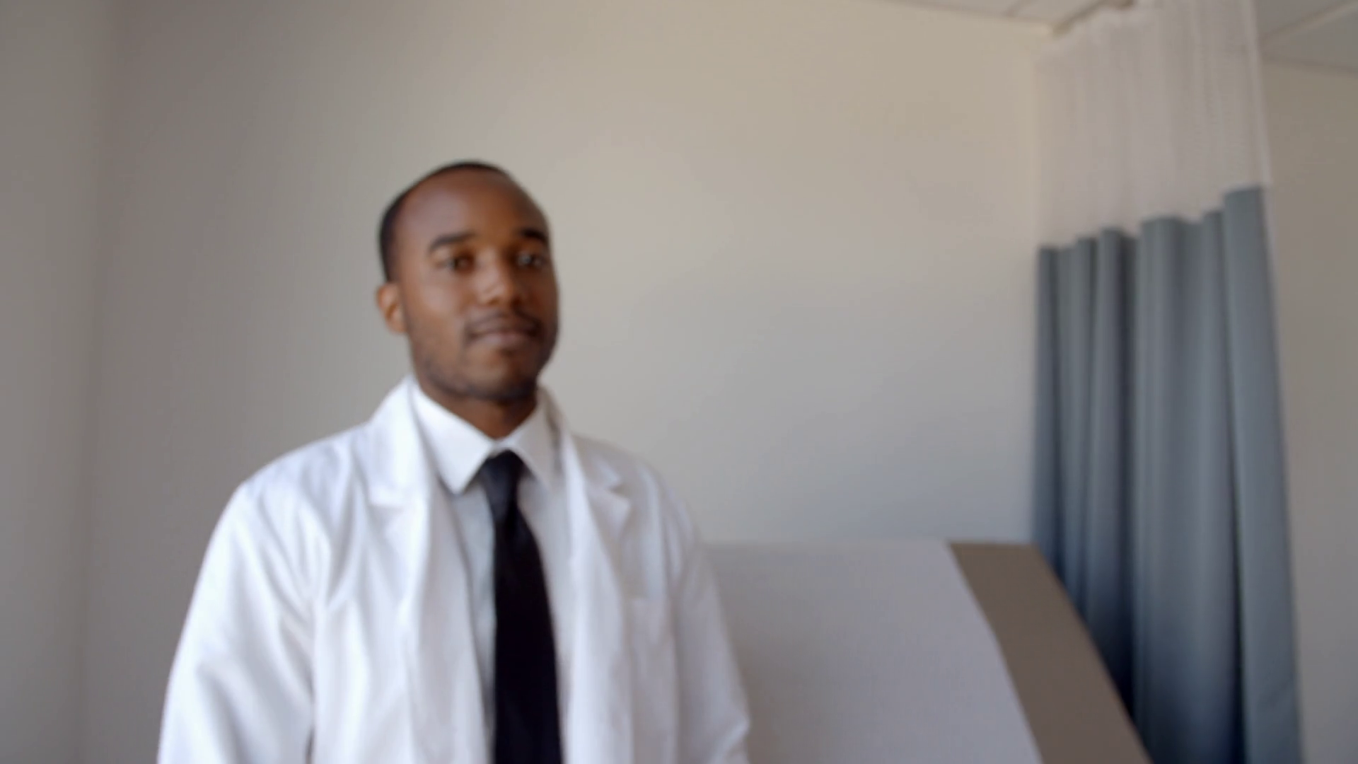 Portrait Of Male Doctor Wearing White Coat Stock Footage SBV-312847136 ...