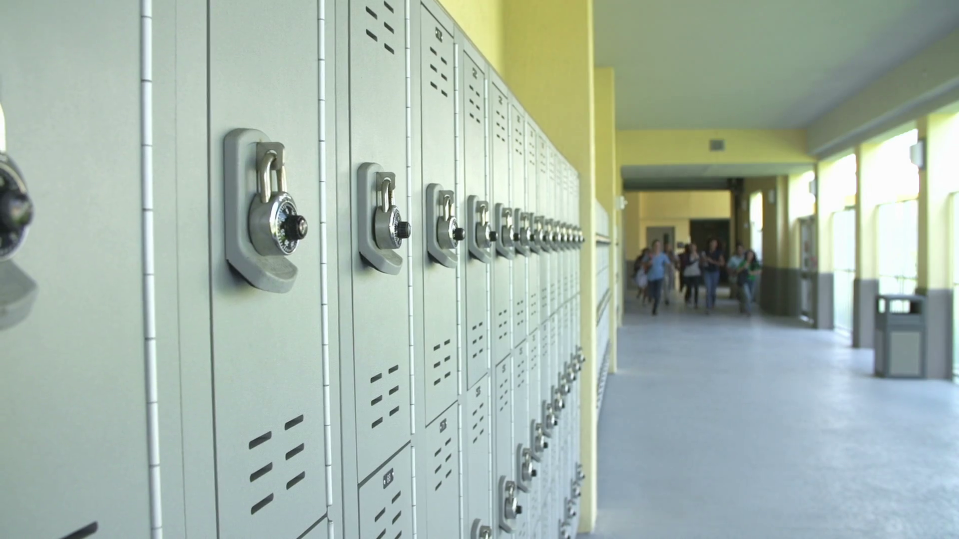 Slow Motion Sequence Of School Students Stock Footage SBV-301701199 ...