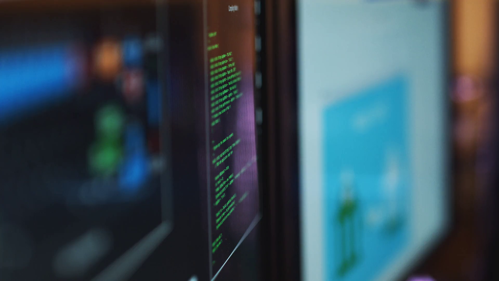 Close Up Of Computer Screens Showing Bank Stock Footage SBV-338136028 ...