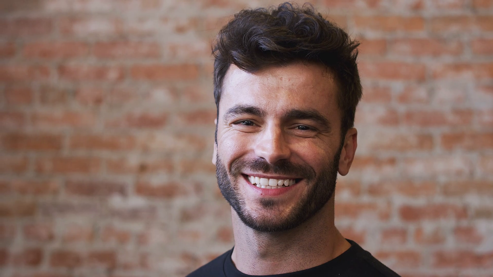 Head Shoulders Portrait Of Smiling Hispanic Stock Footage SBV-338231674 ...