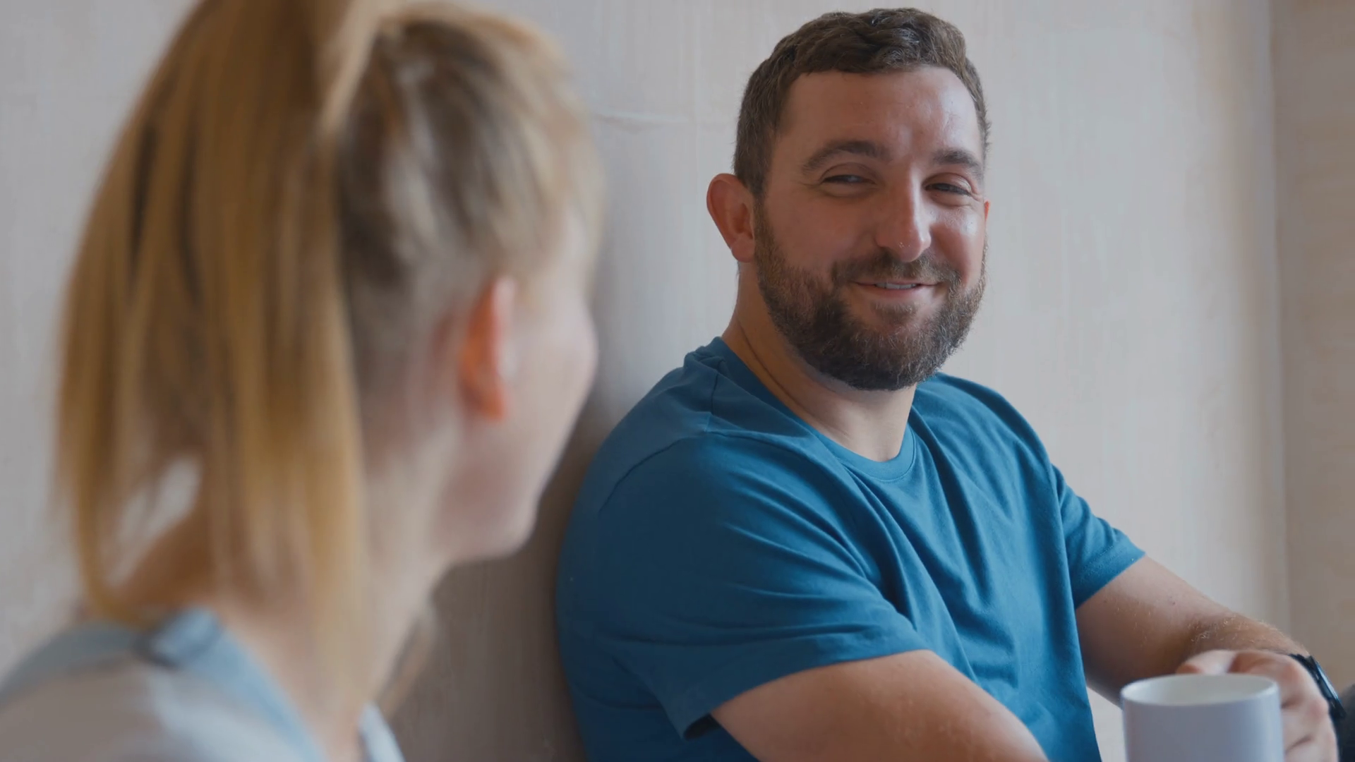 Close Up Of Couple Decorating Room At Home Stock Footage SBV-348476048 - Storyblocks