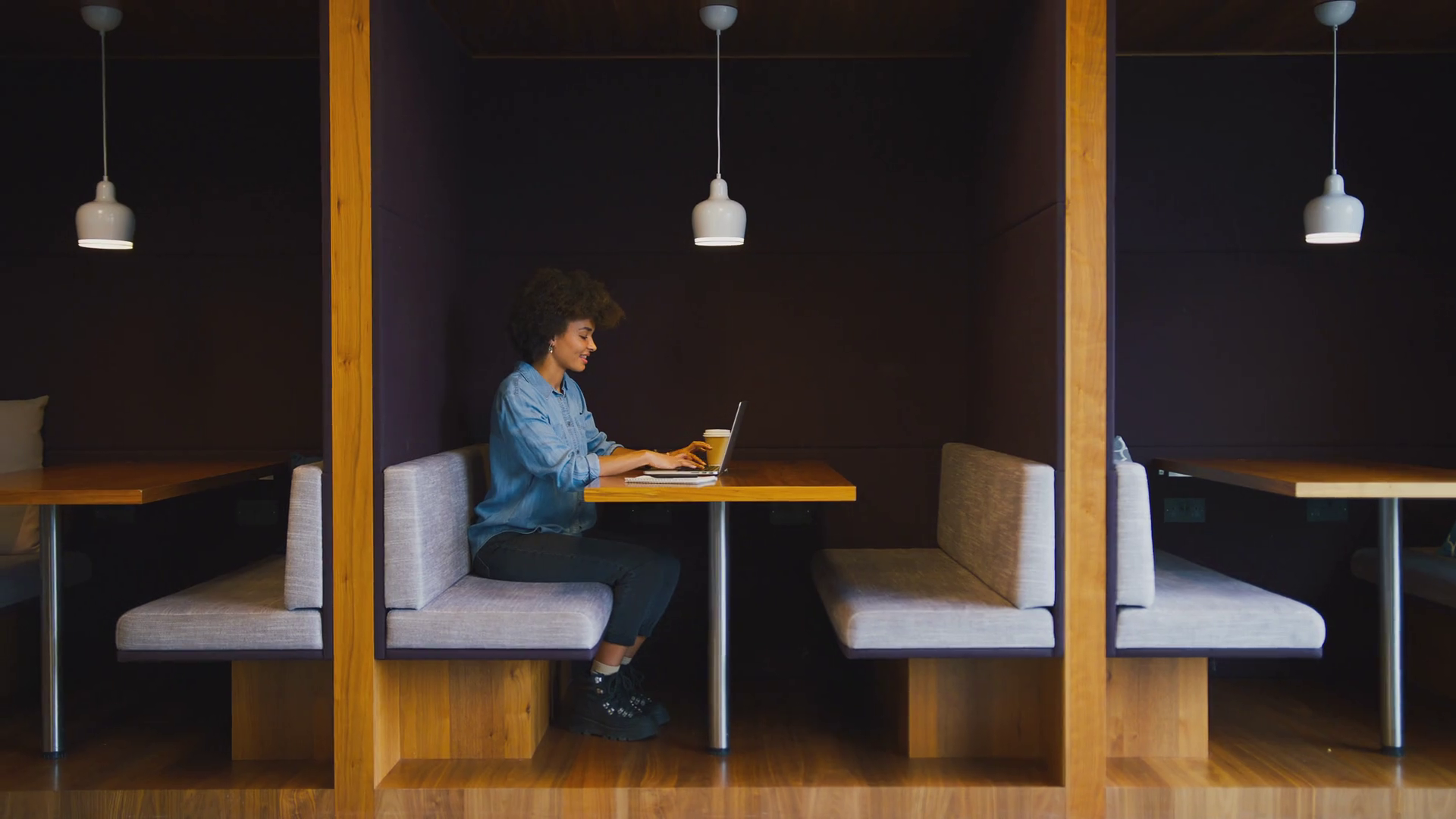 Young Businesswoman In Modern Office Working Stock Footage SBV ...