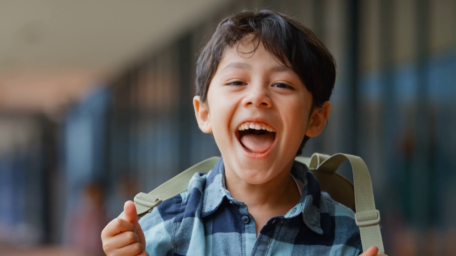 Portrait Of Smiling Male Elementary School Stock Footage SBV-347620787 ...