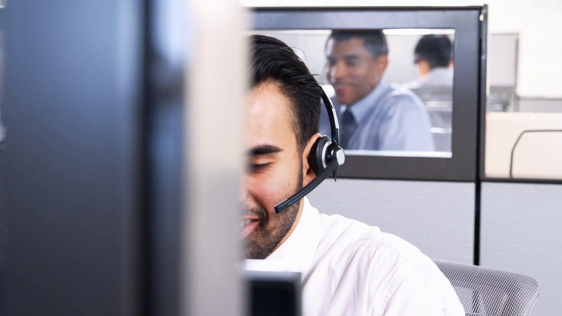 Dedicated Professional In Customer Service Stock Footage SBV-328043873 ...