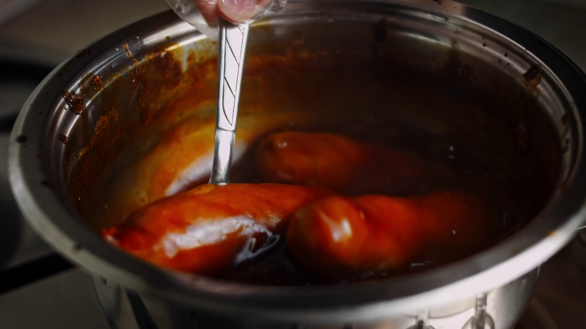 Process Of Preparing Bbq Brats Recipe 4k Stock Footage SBV-347226605 ...