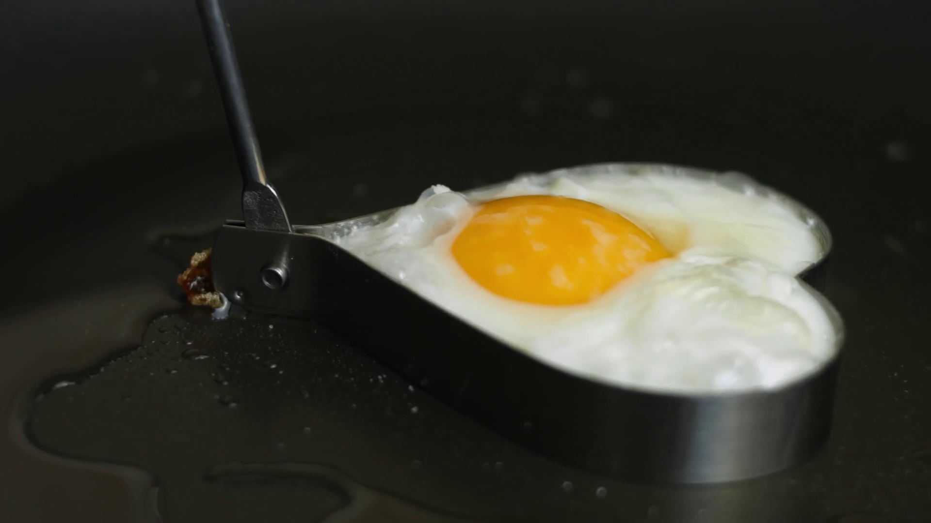 Heart-shaped Egg - Cooking Surprise Stock Footage SBV-347224511 ...