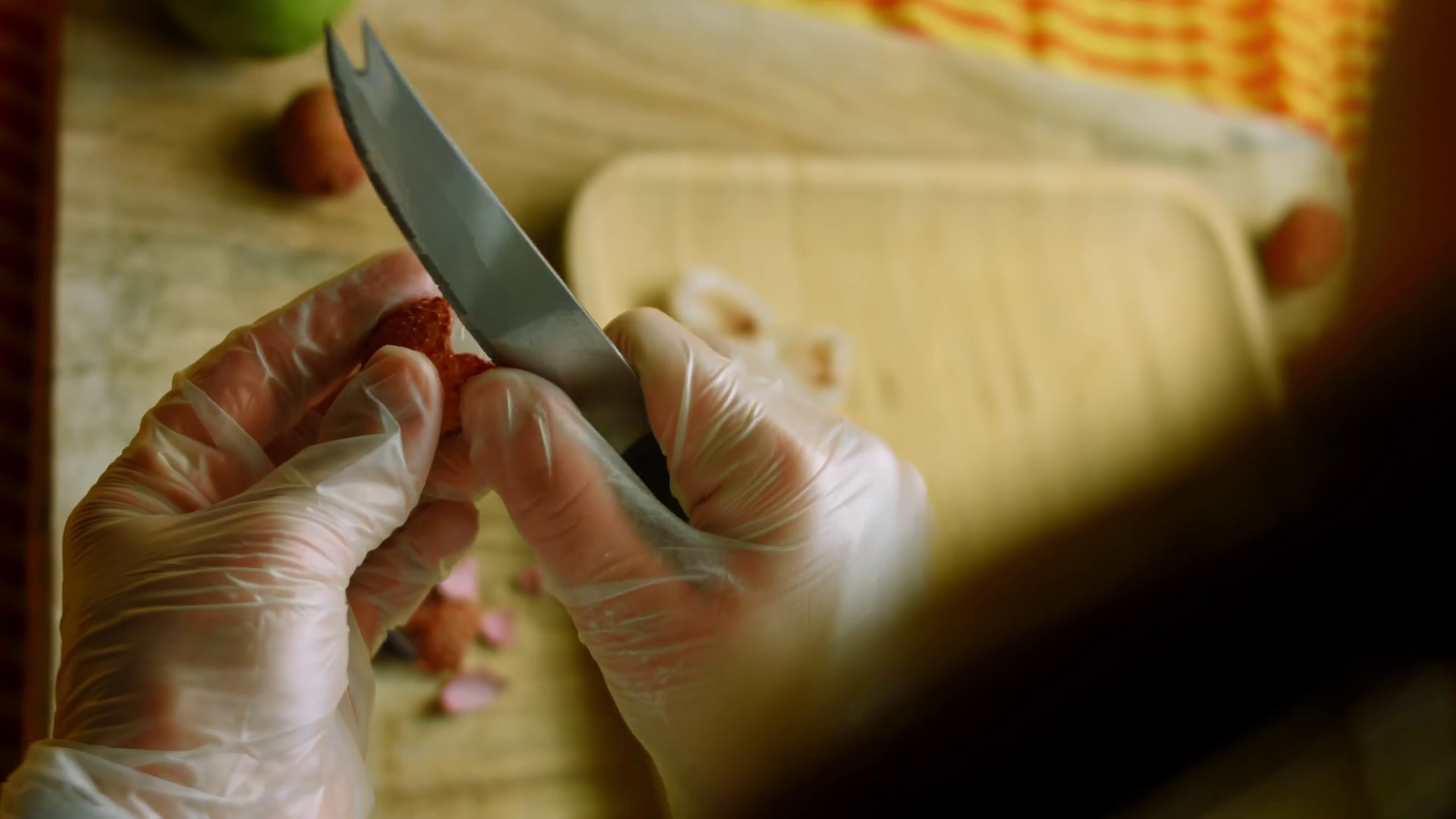 I Remove Bark From Litchi Stock Footage SBV-347218088 - Storyblocks