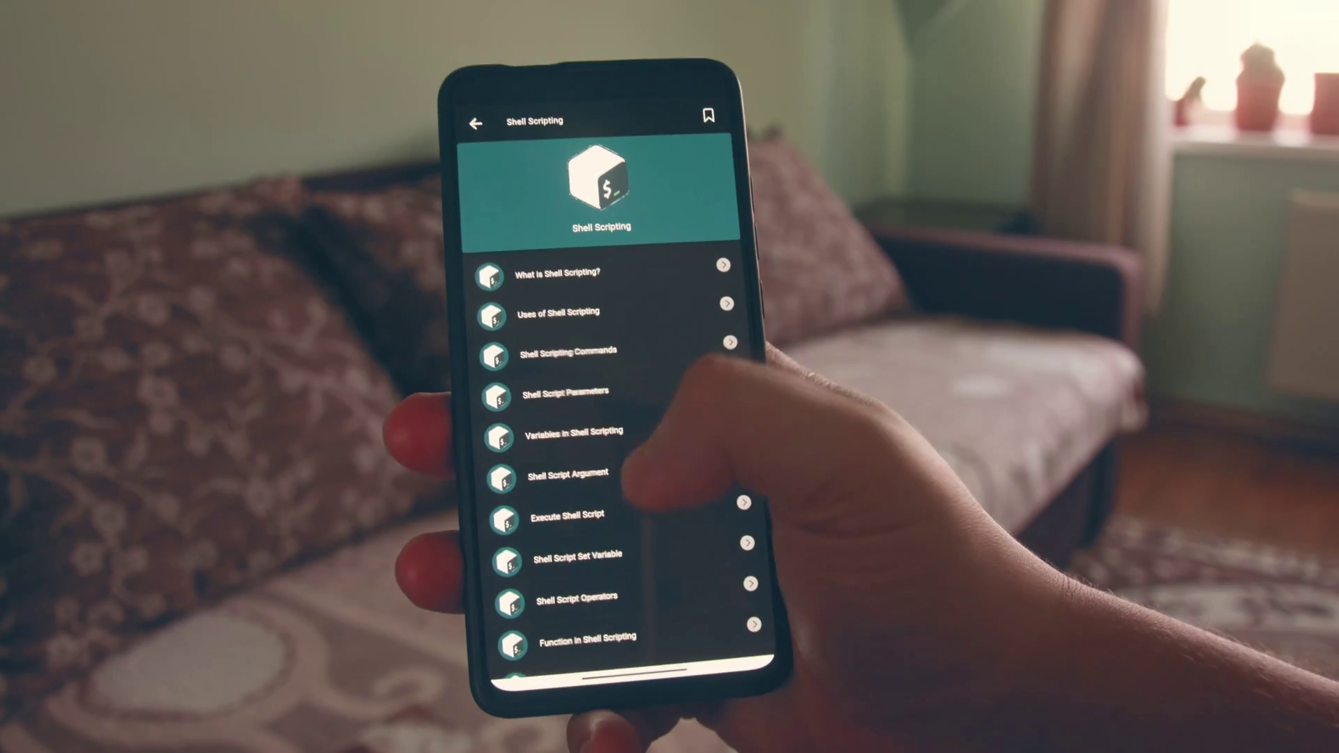 Shell Scripting Information Guide On Mobile Stock Footage SBV-348461950 - Storyblocks