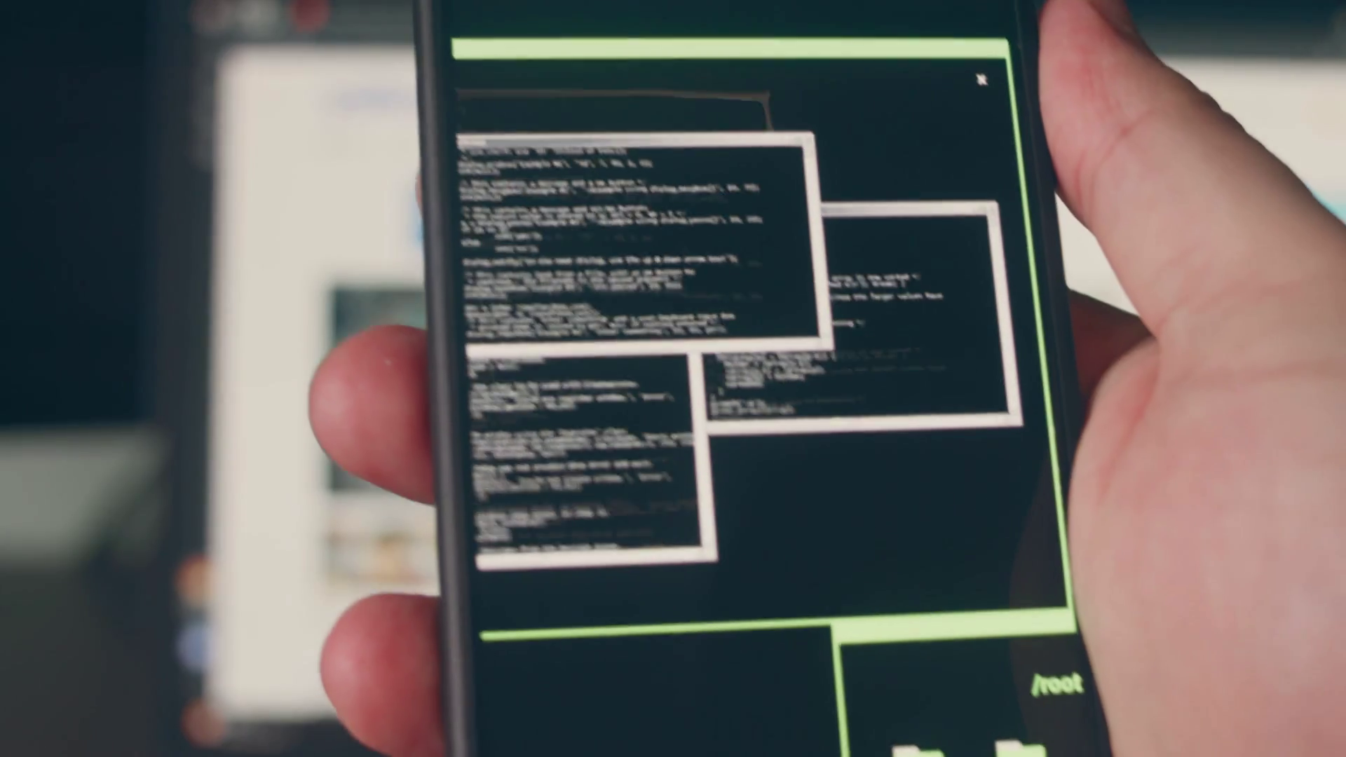 Hacking Process On Screen Of Smartphone Stock Footage SBV-348462005 ...