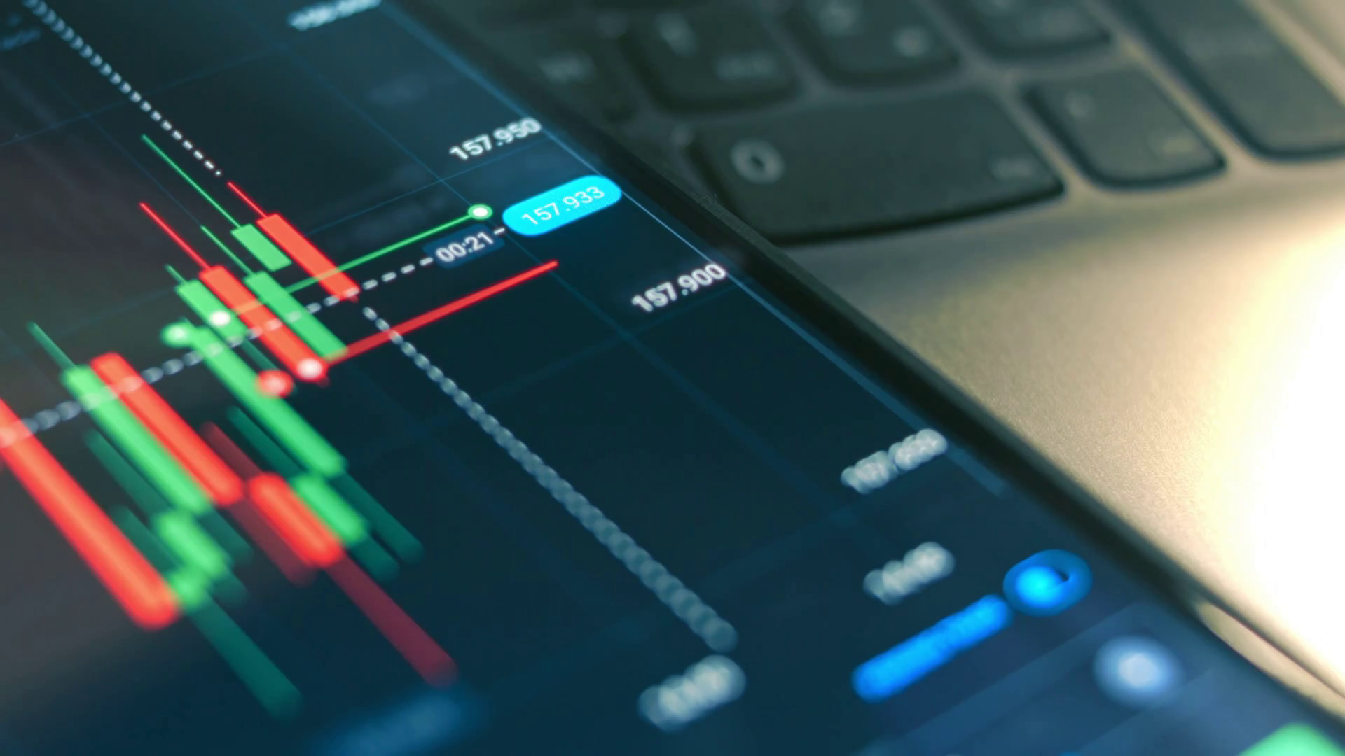 Dynamic Data Visuals Animated Charts On Stock Footage SBV-348466576 ...