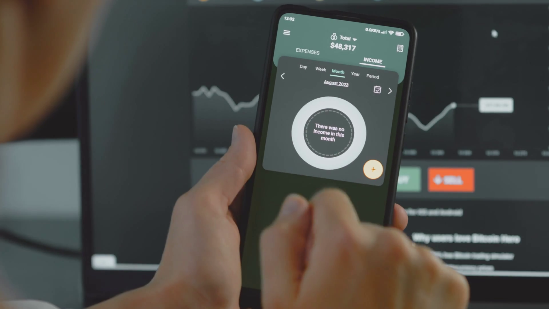 Smart Money Management Using Technology To Stock Footage SBV-348487061 ...