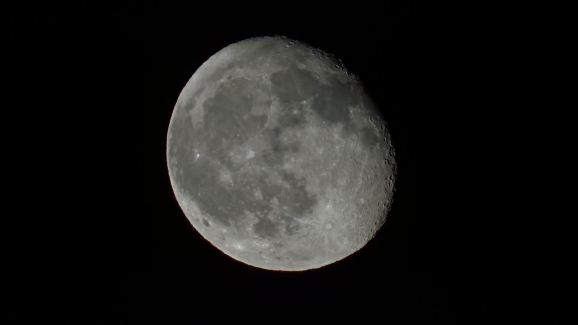 Moon Real Time (1200 Mm | 50x Optic Zoom) Stock Footage SBV-352747378 ...