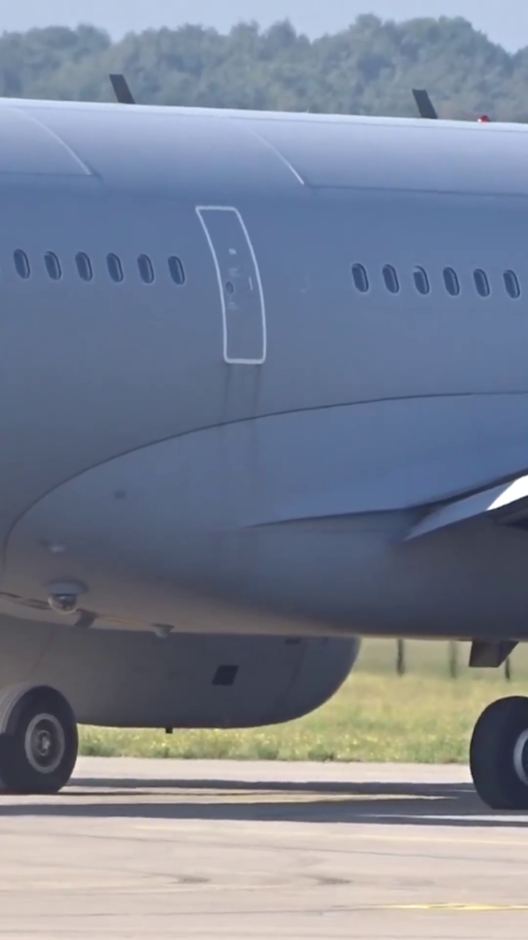 Military Tanker Transport Aircraft Turning Stock Footage SBV-353237836 ...