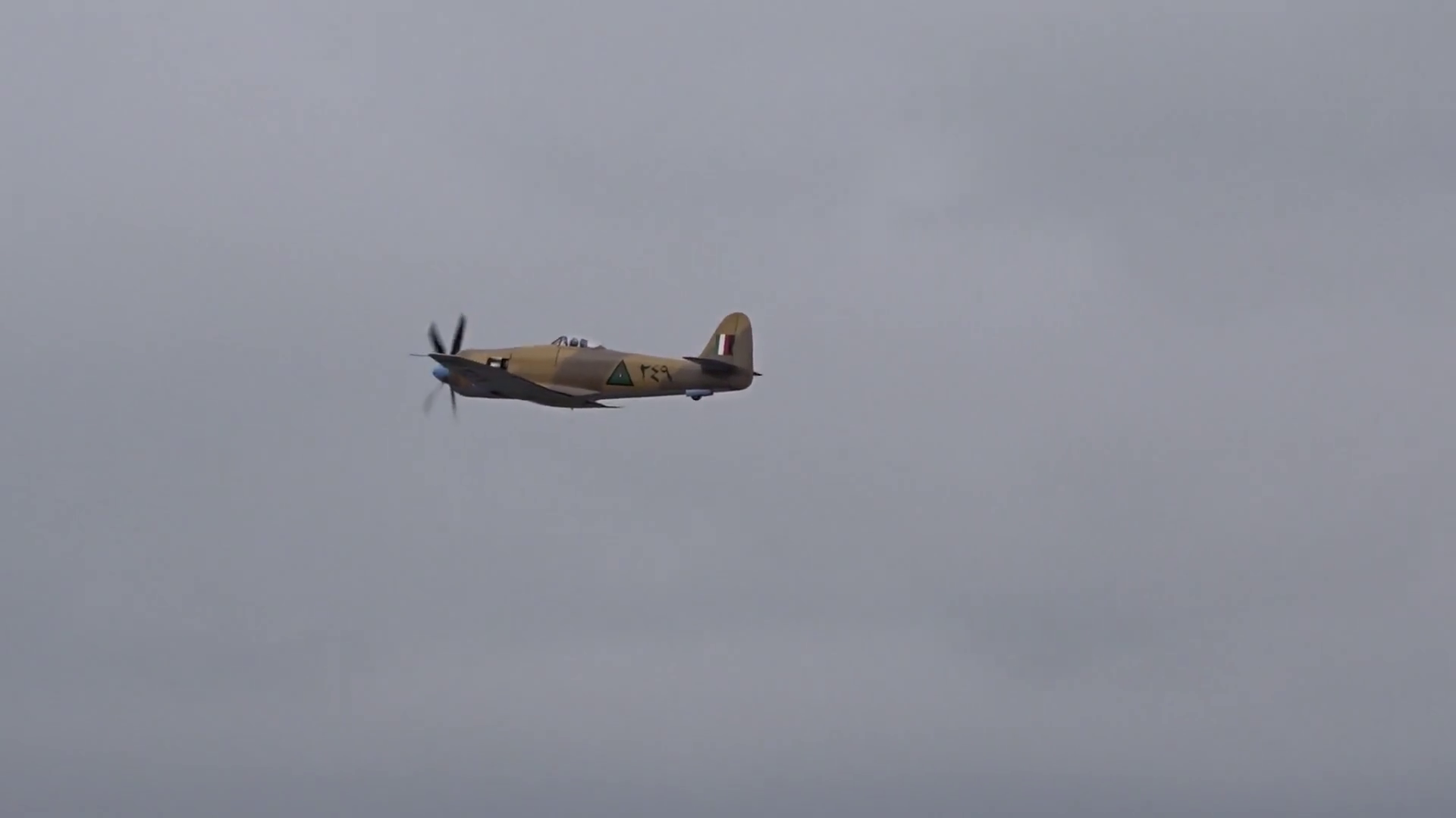 Ww2 Hawker Fury Fighter Plane Taking Off Stock Footage SBV-352758288 ...
