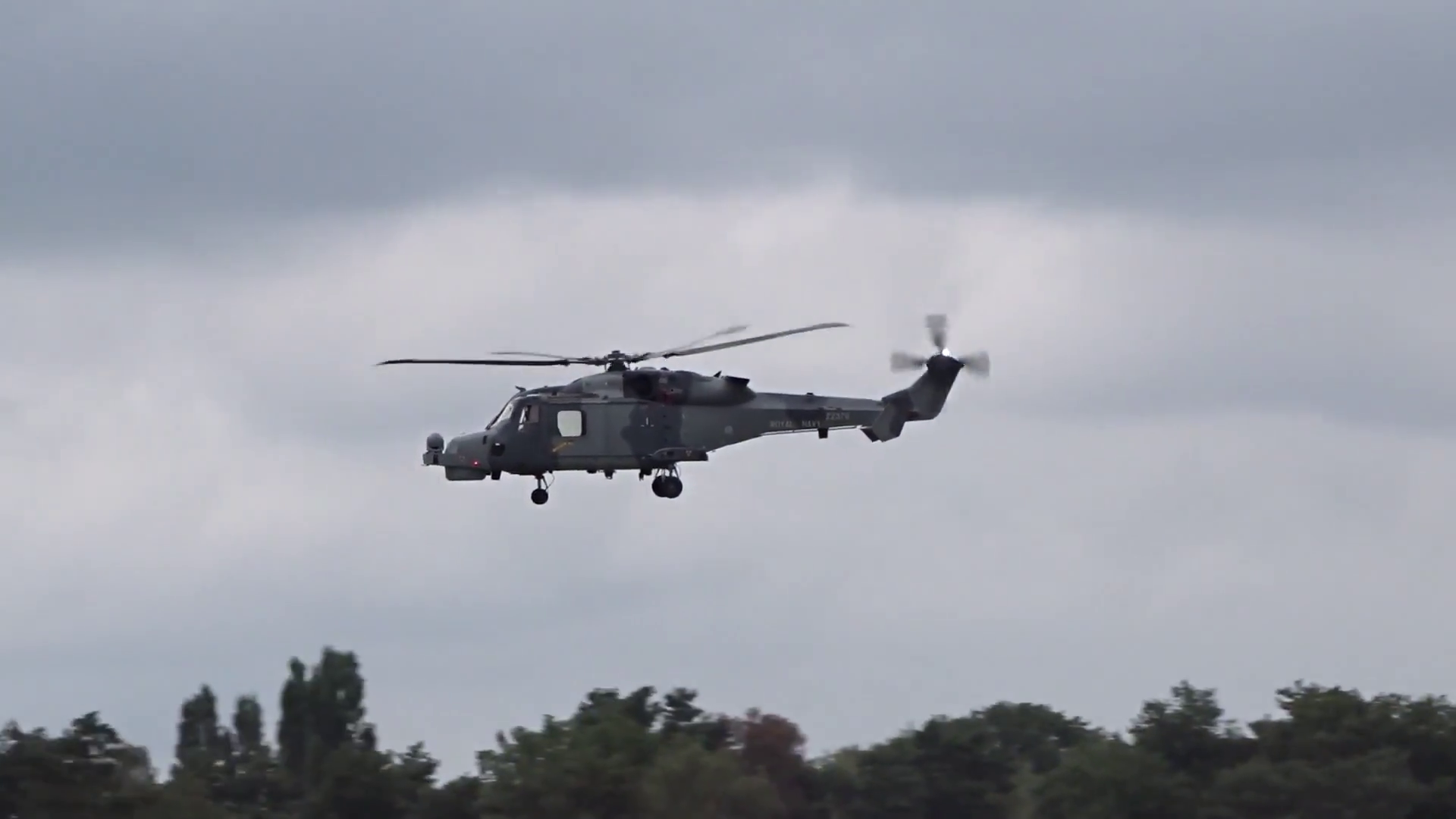 Military Lynx Wildcat Helicopter Low Stock Footage SBV-352758408 ...