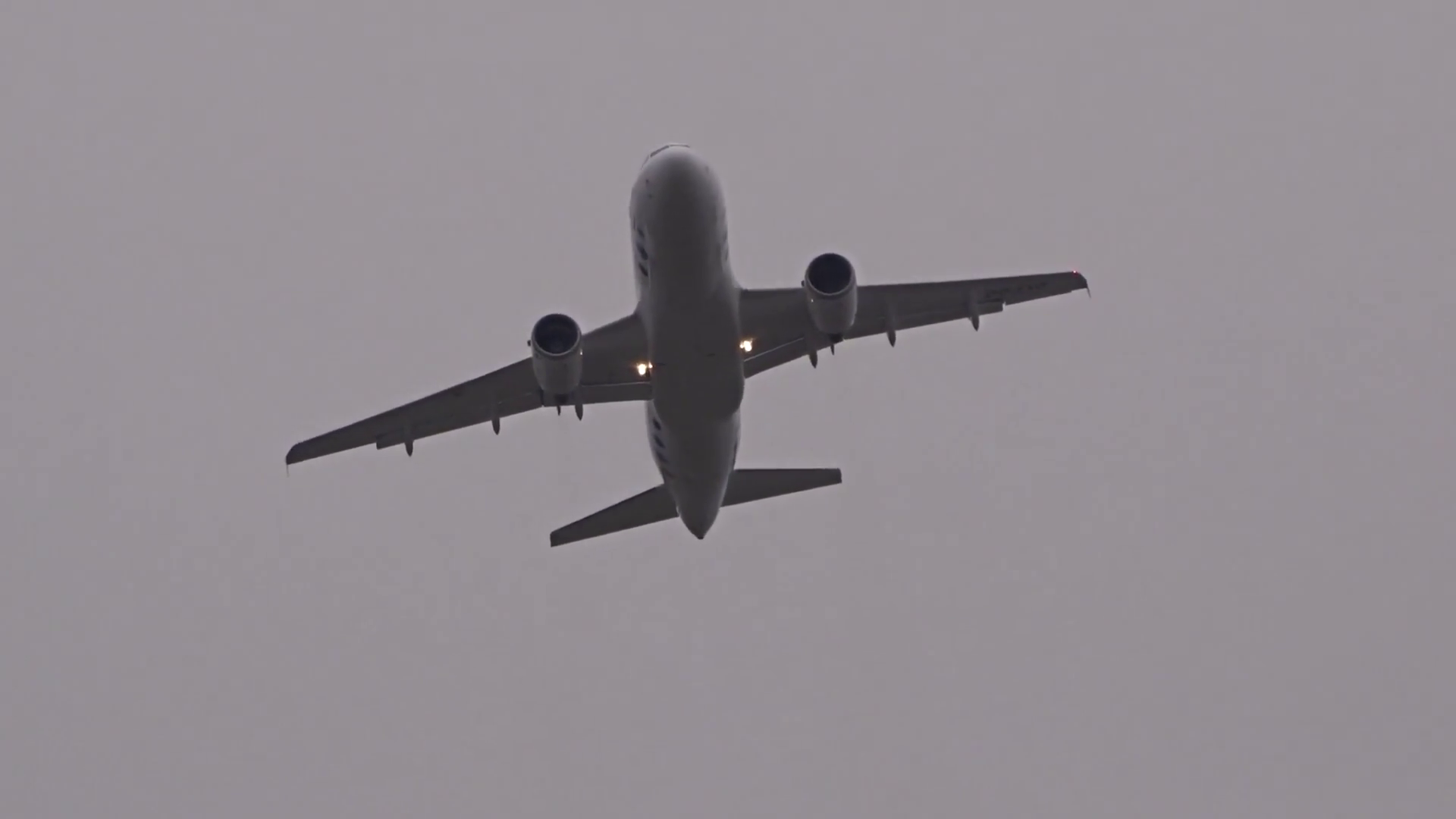 Airplane Bottom Generic Take Off Shot Stock Footage SBV-352760774 ...
