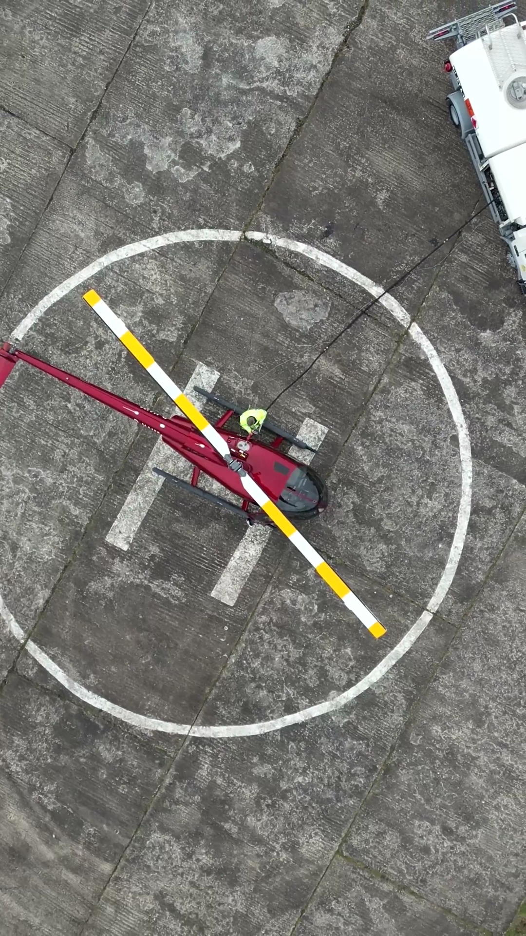 Helicopter Helipad Refueling Fuel Truck H Stock Footage SBV-353199177 ...