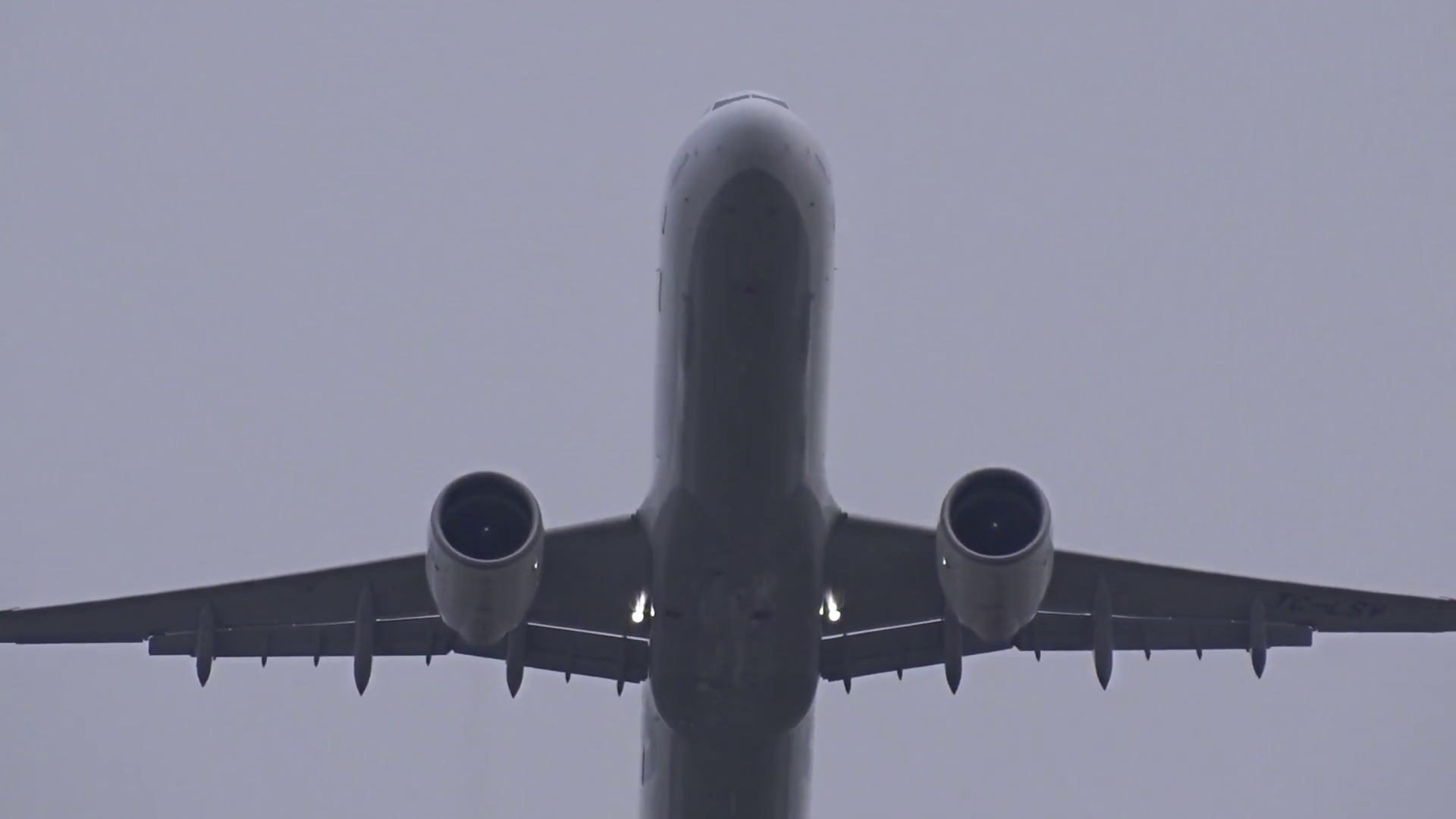 Generic Airplane Jet Passenger Unmarked Stock Footage SBV-352763387 ...