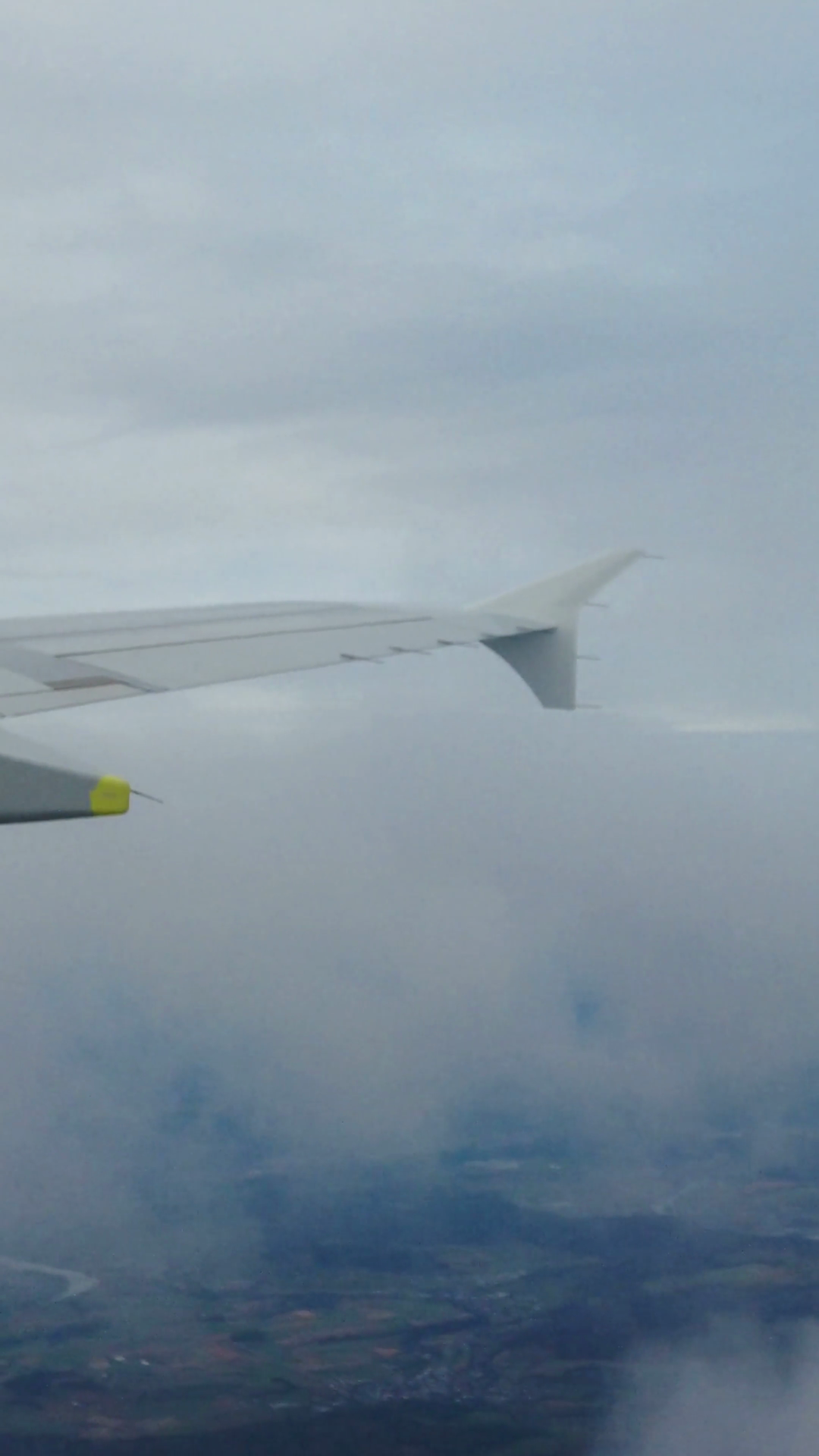 Airplane Breaking Through Cloud Layer Stock Footage SBV-353200215 ...