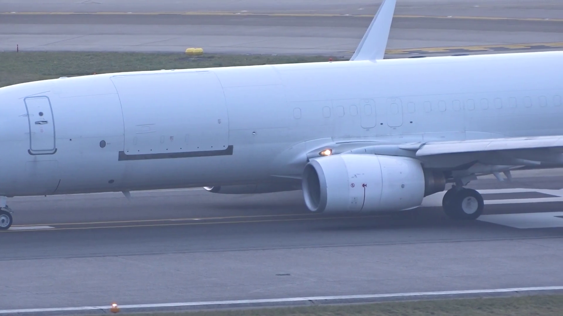 Unmarked Boeing 737 Cargo Airplane Parked Stock Footage SBV-352593227 ...
