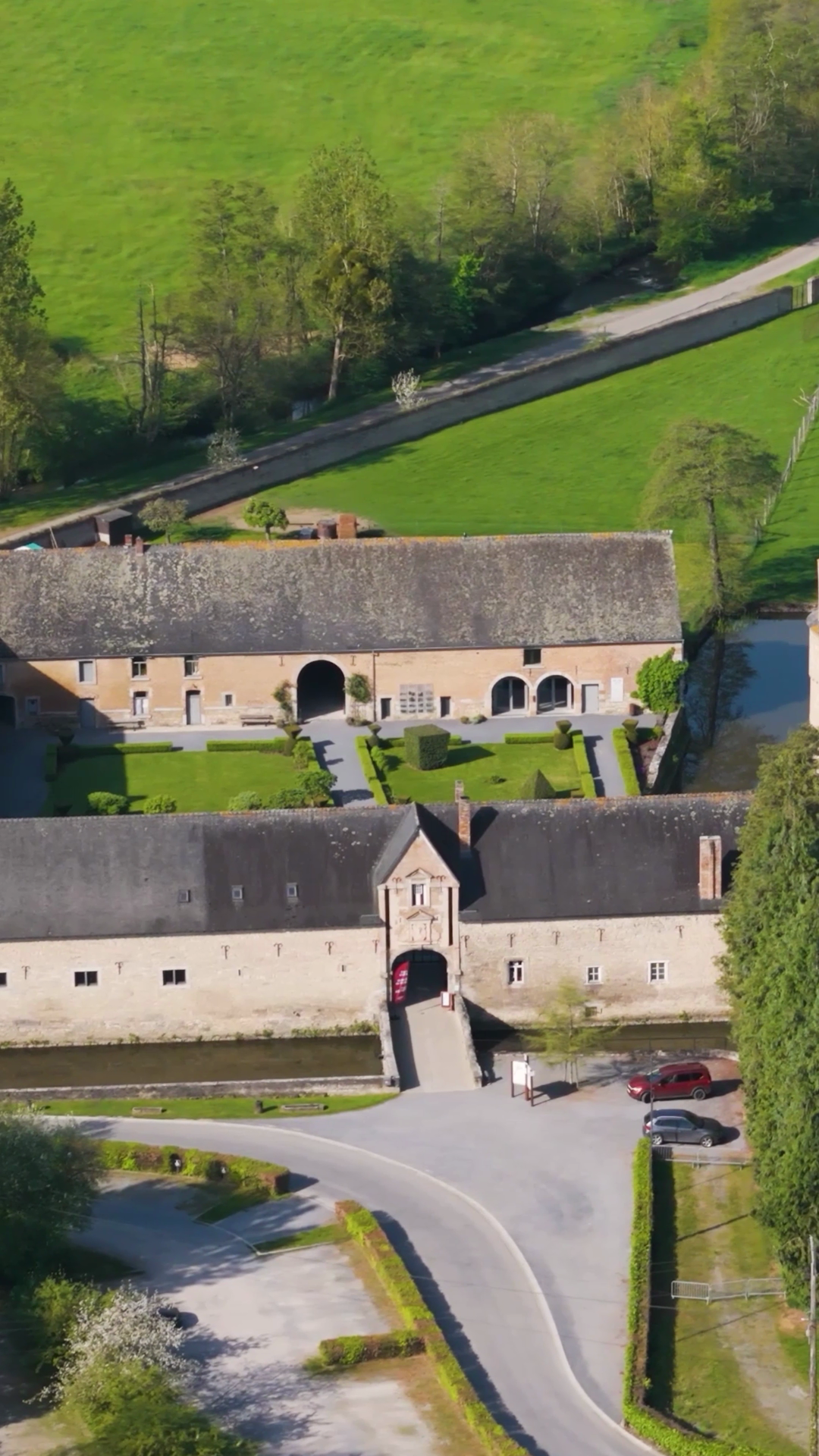 Castle Lavaux Sainte Anne Chateau De Old Stock Footage SBV-353266915 ...